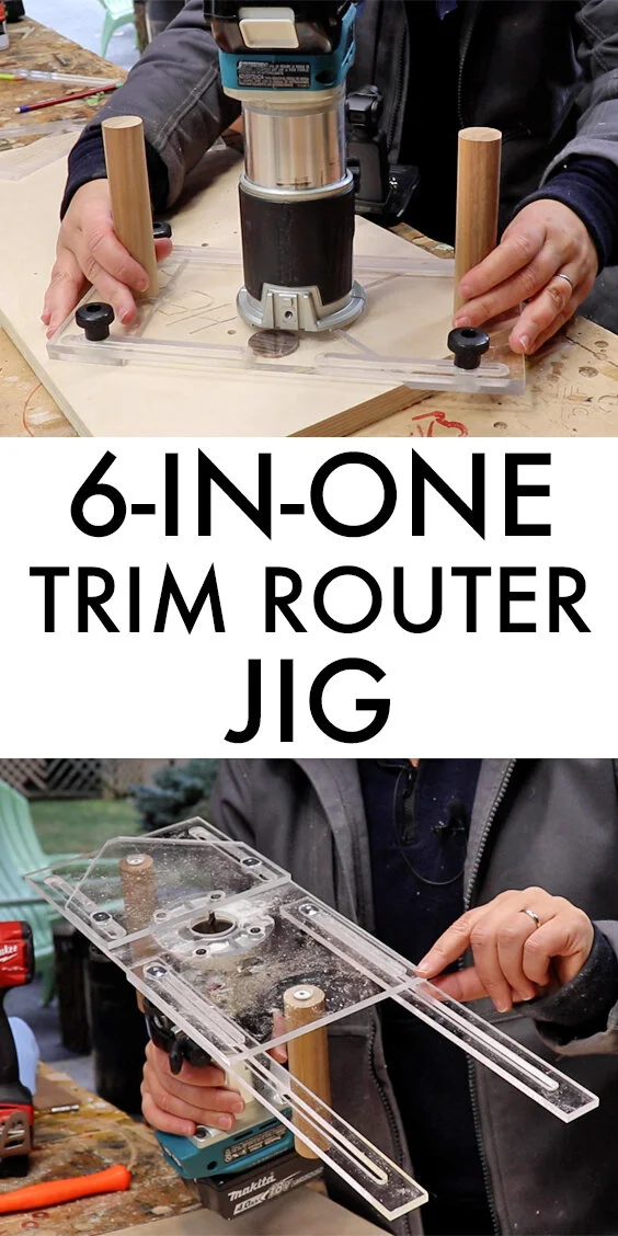 6-IN-ONE Trim Router Jig — 3x3 Custom