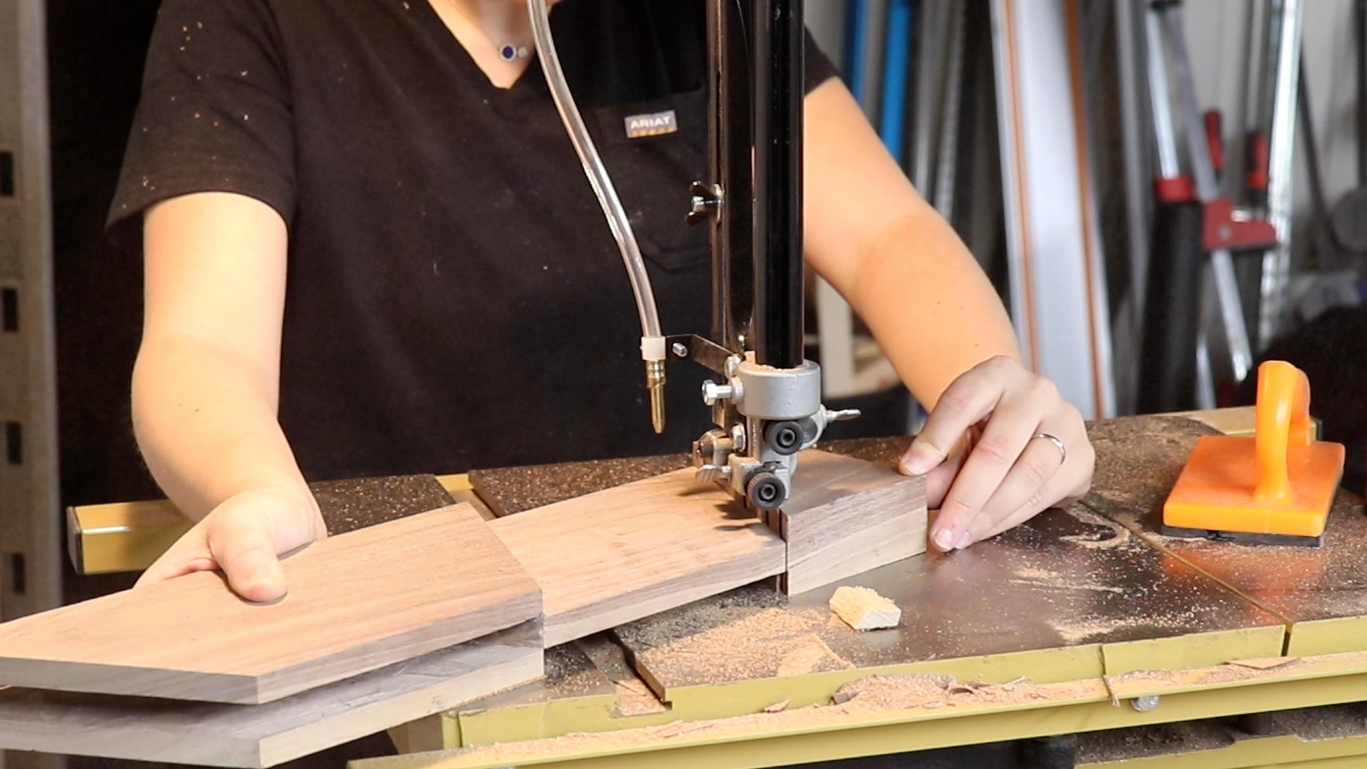 Side Table with Angled Box Joints — 3x3 Custom