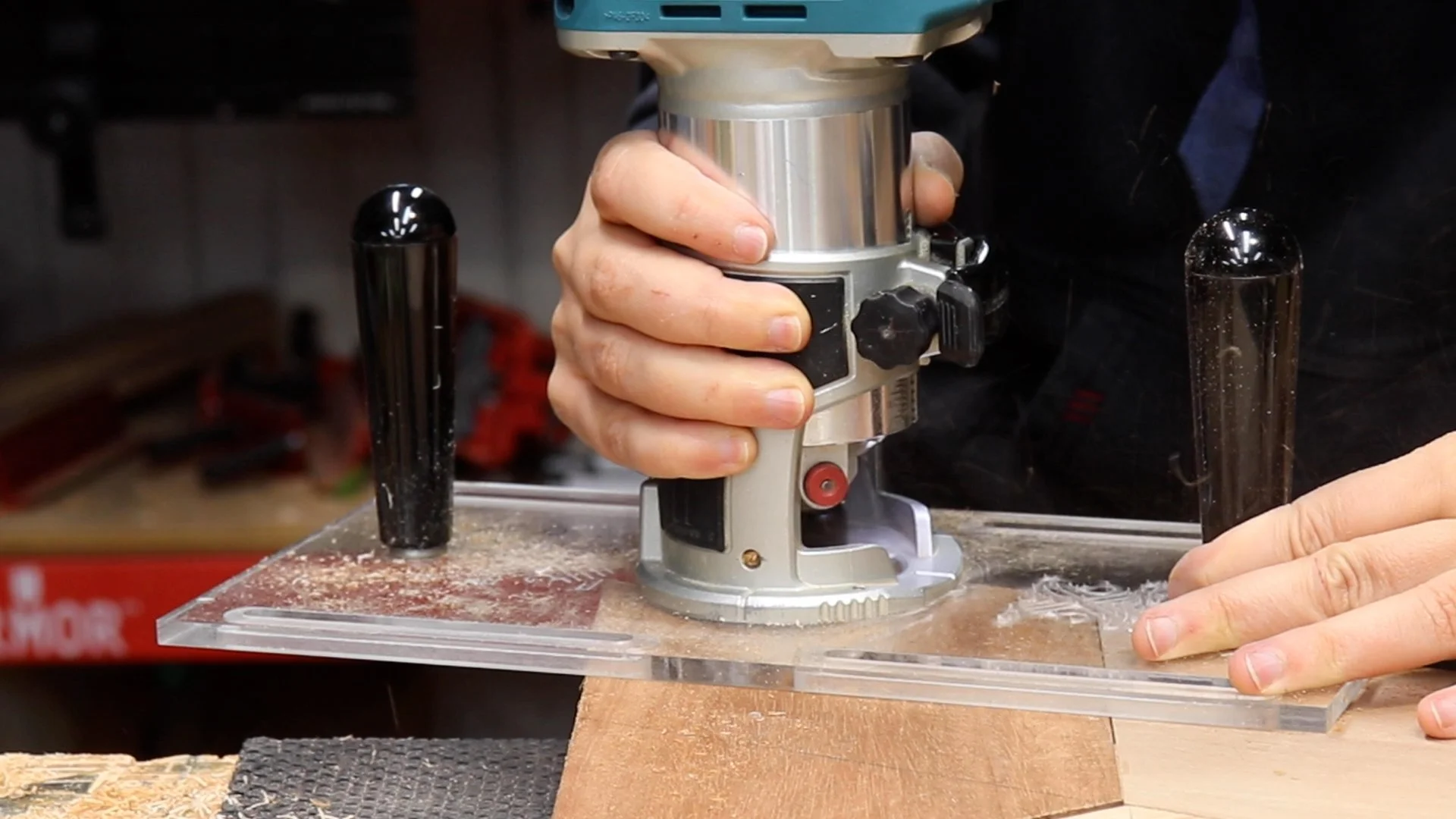 Side Table with Angled Box Joints — 3x3 Custom