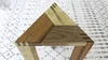 Side Table with Angled Box Joints — 3x3 Custom