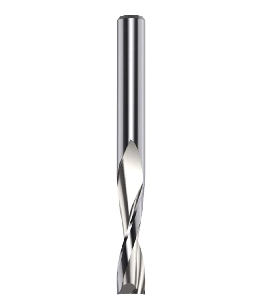 CMT Orange Tools Solid Carbide 1/4" Upcut Spiral Bit — 3x3 Custom