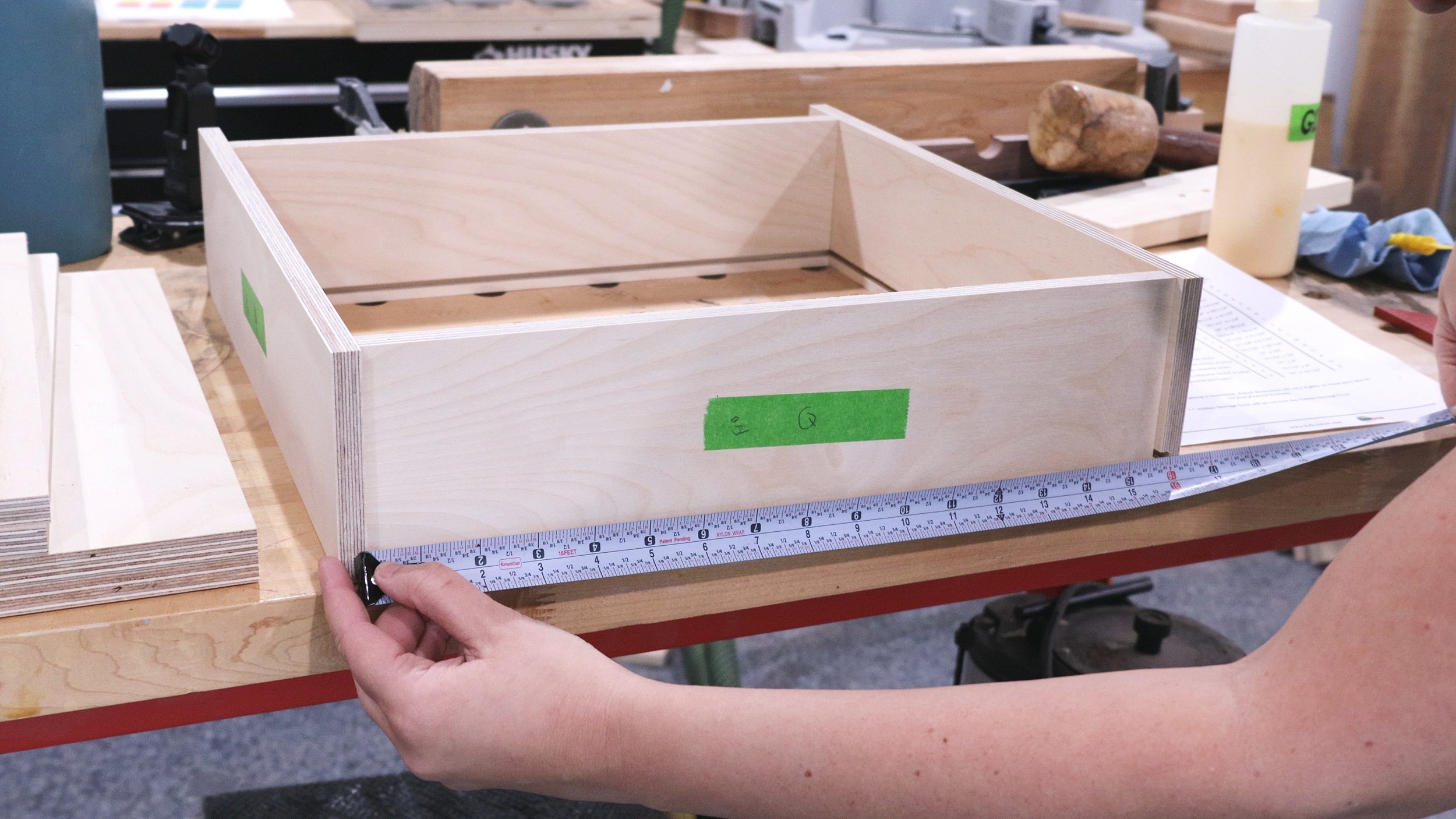 Rolling File Cabinet — 3x3 Custom