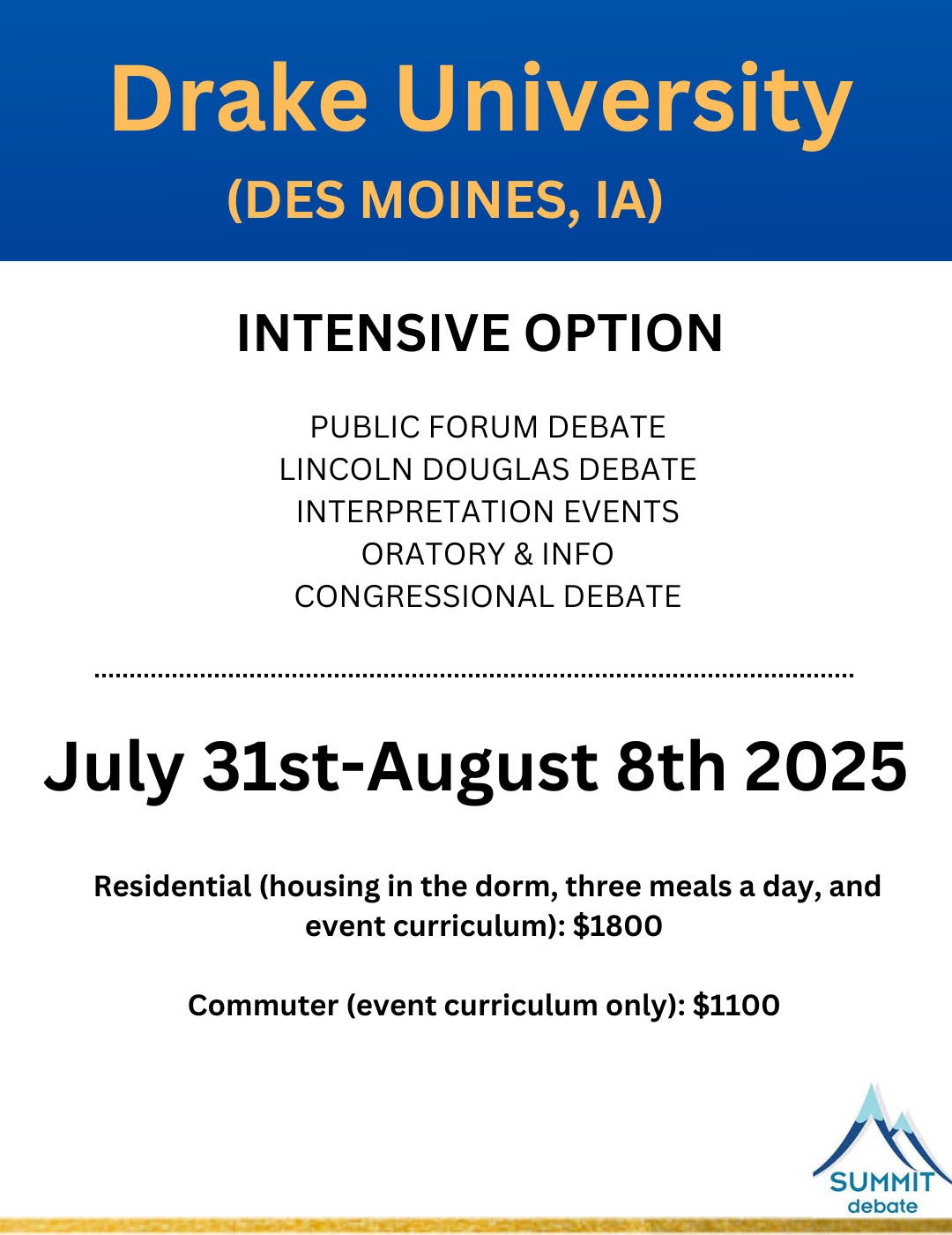 Summit Debate | #ReachForTheSummit