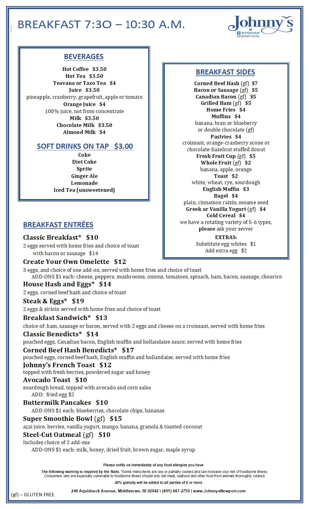 Johnny's Restaurant & Patio