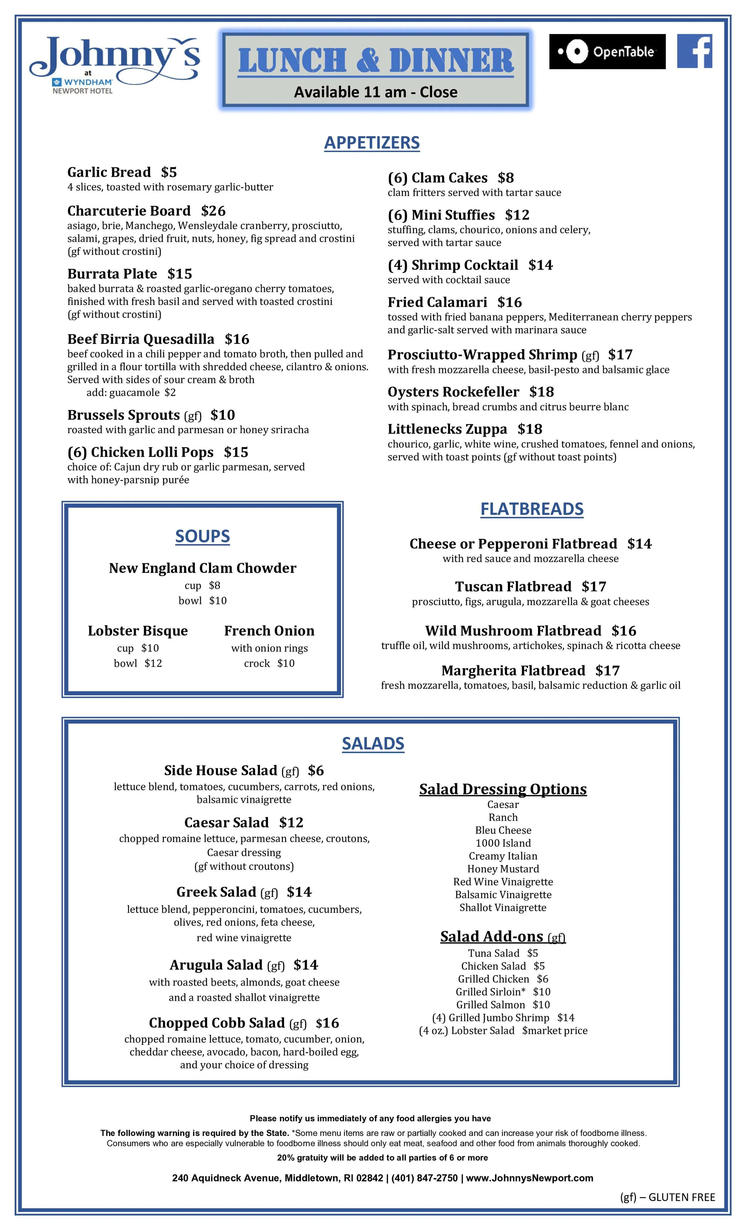 Johnny's Restaurant & Patio