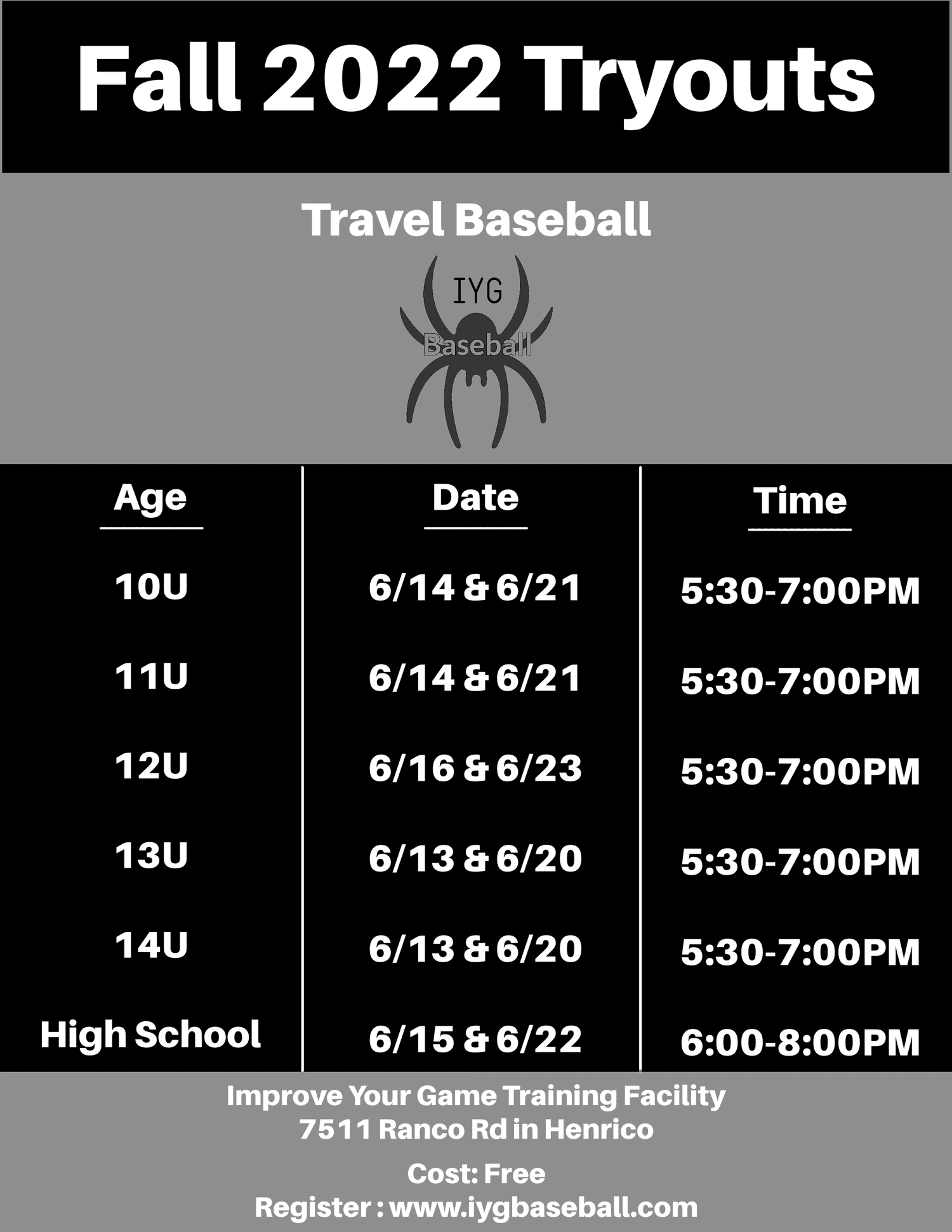 News — IYG Baseball