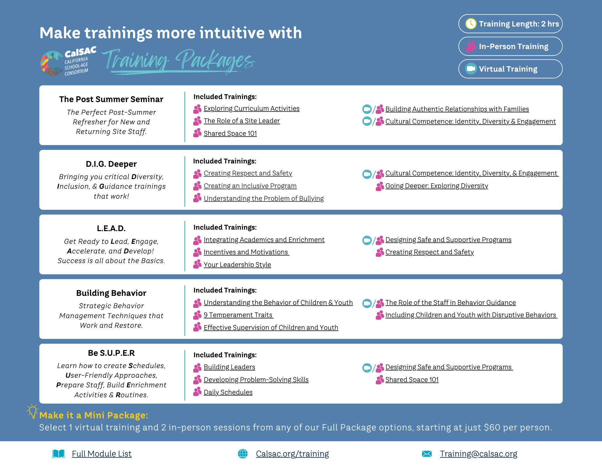 CalSAC Training — CalSAC