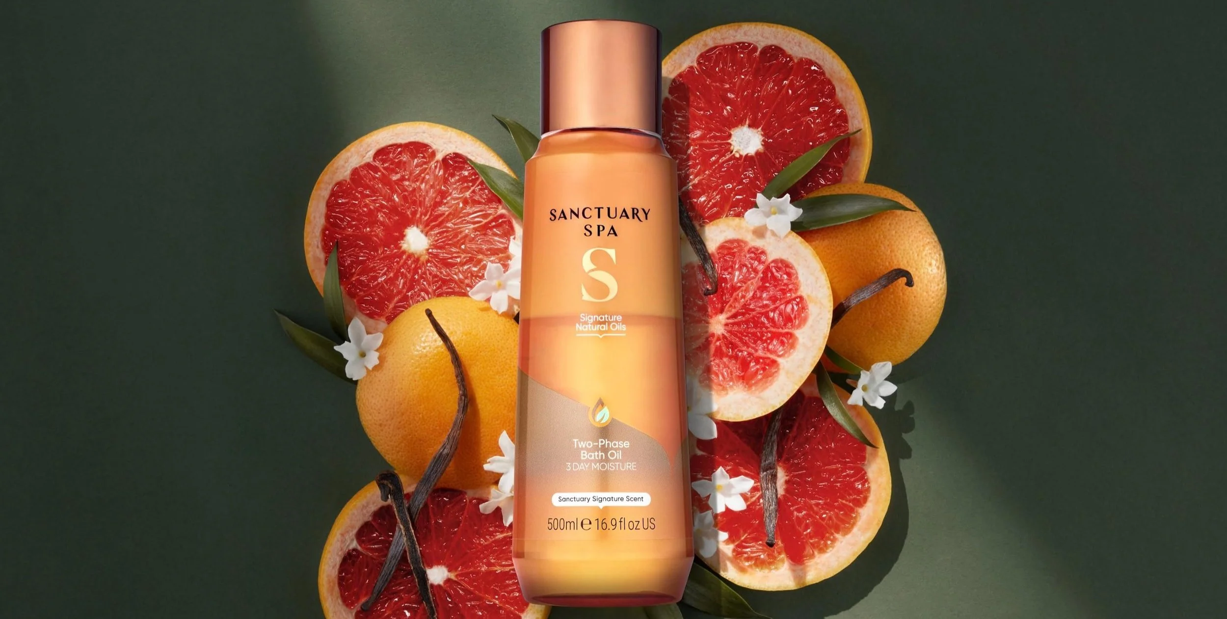 Sanctuary Spa Signature Natural Oils Two-Phase Bath Oil — Beauty Bible