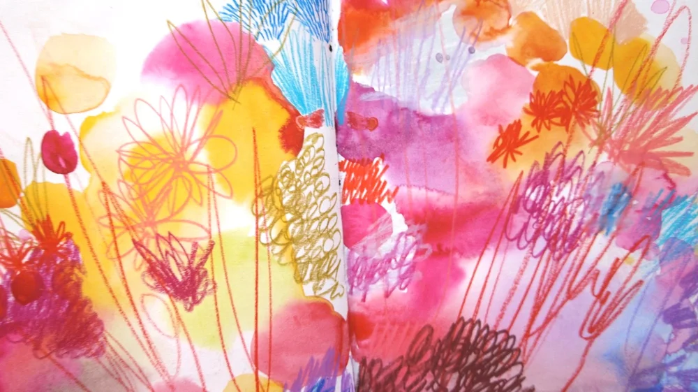 ONLINE ART CLASS: MARK MAKING IN A SKETCHBOOK — HELEN WELLS ARTIST