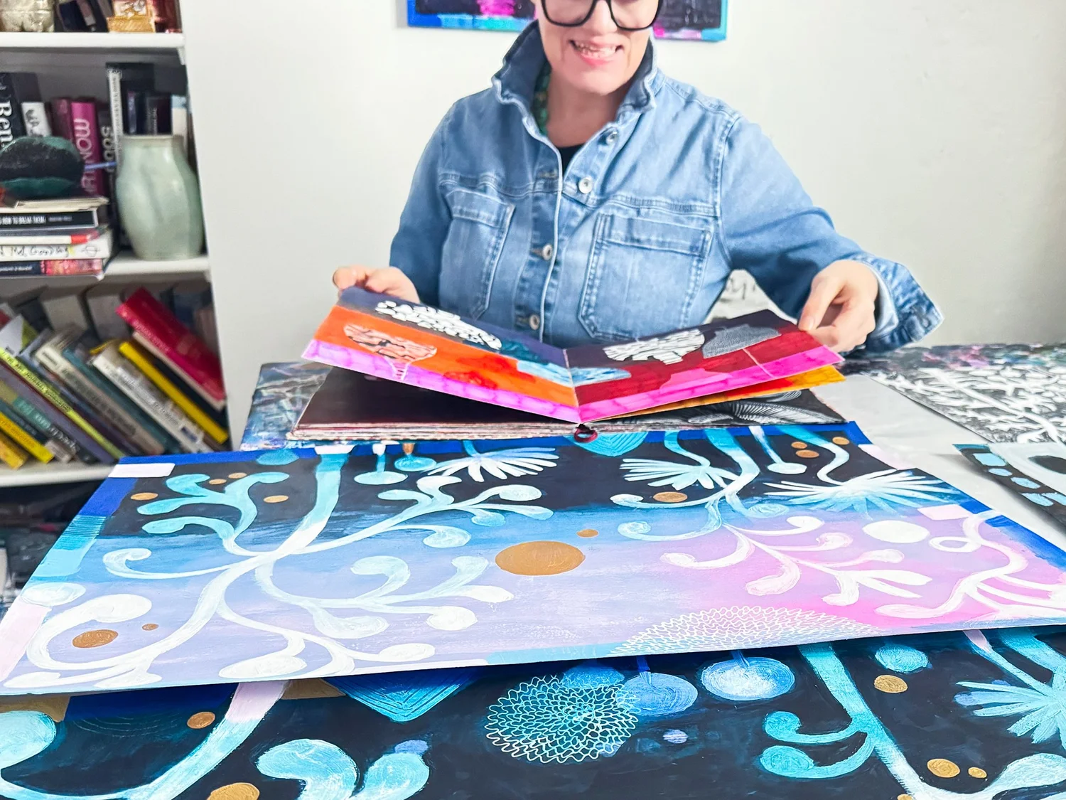 Creating simple abstract collages — HELEN WELLS ARTIST