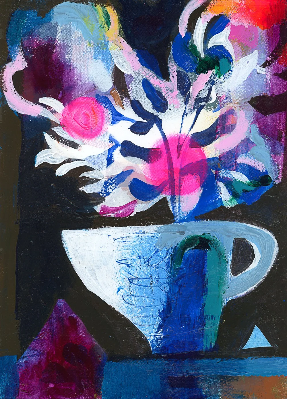A new collection of colourful works on paper inspired by vases and ...
