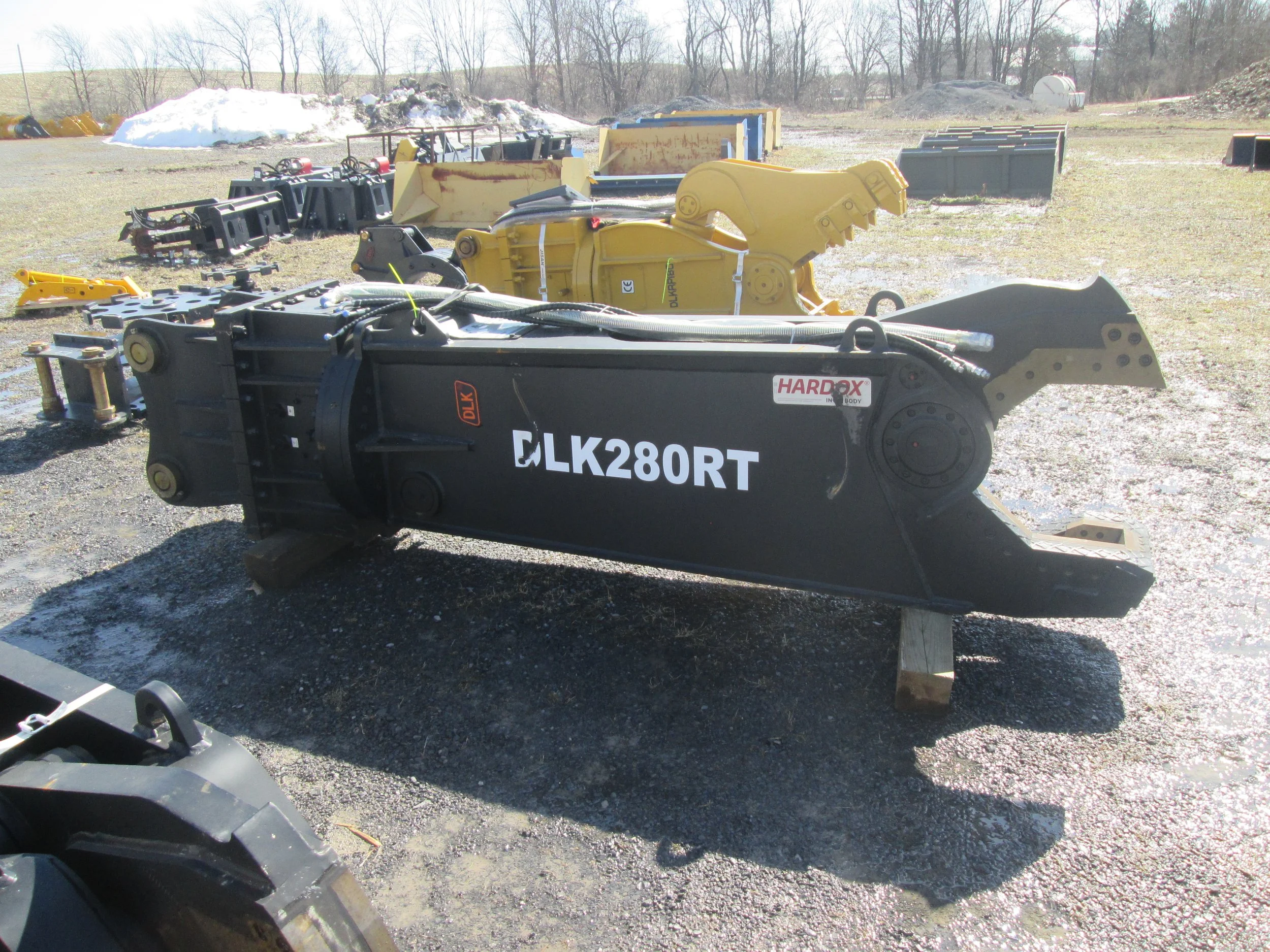 # 3114 -NEW DLK/JISAN HYDRAULIC SWIVEL SHEAR CAT 320, HITACHI / JOHN ...