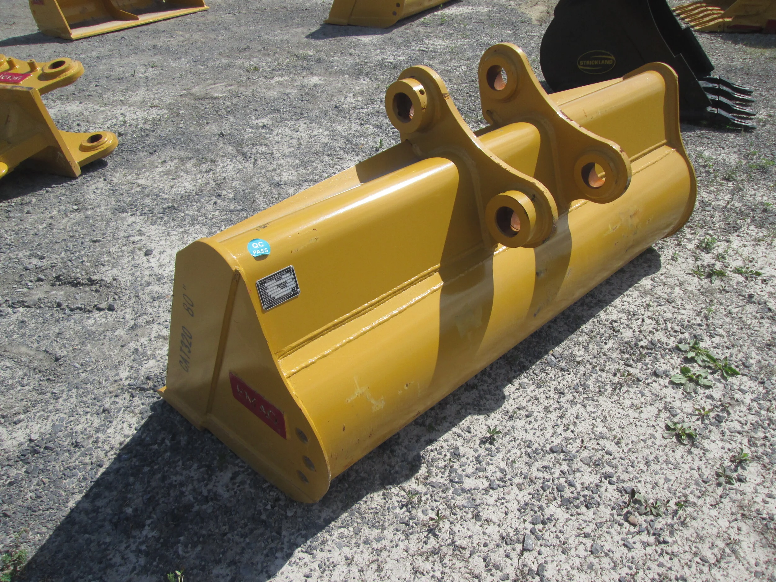 #6200- 80" New EMAQ Ditching Bucket CAT 320-323 Hitachi John Deere 150 ...