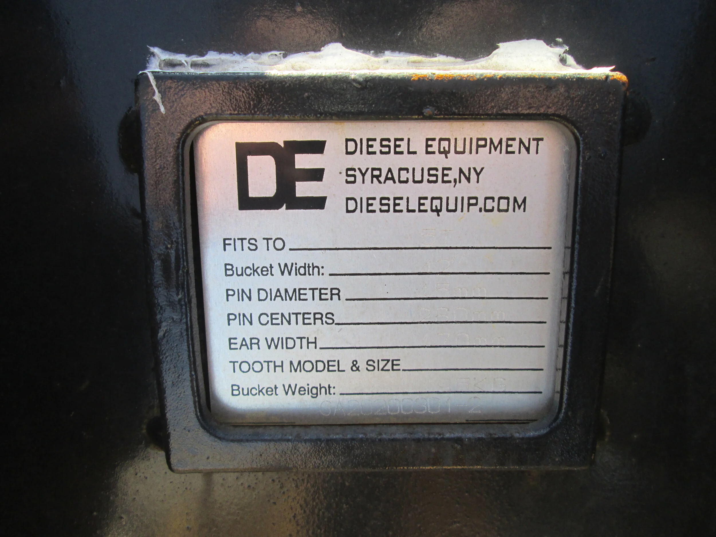 #7132-NEW 42" DE/Trojan Skeleton Ditching Bucket Cat 304C, Hitachi EX50 ...