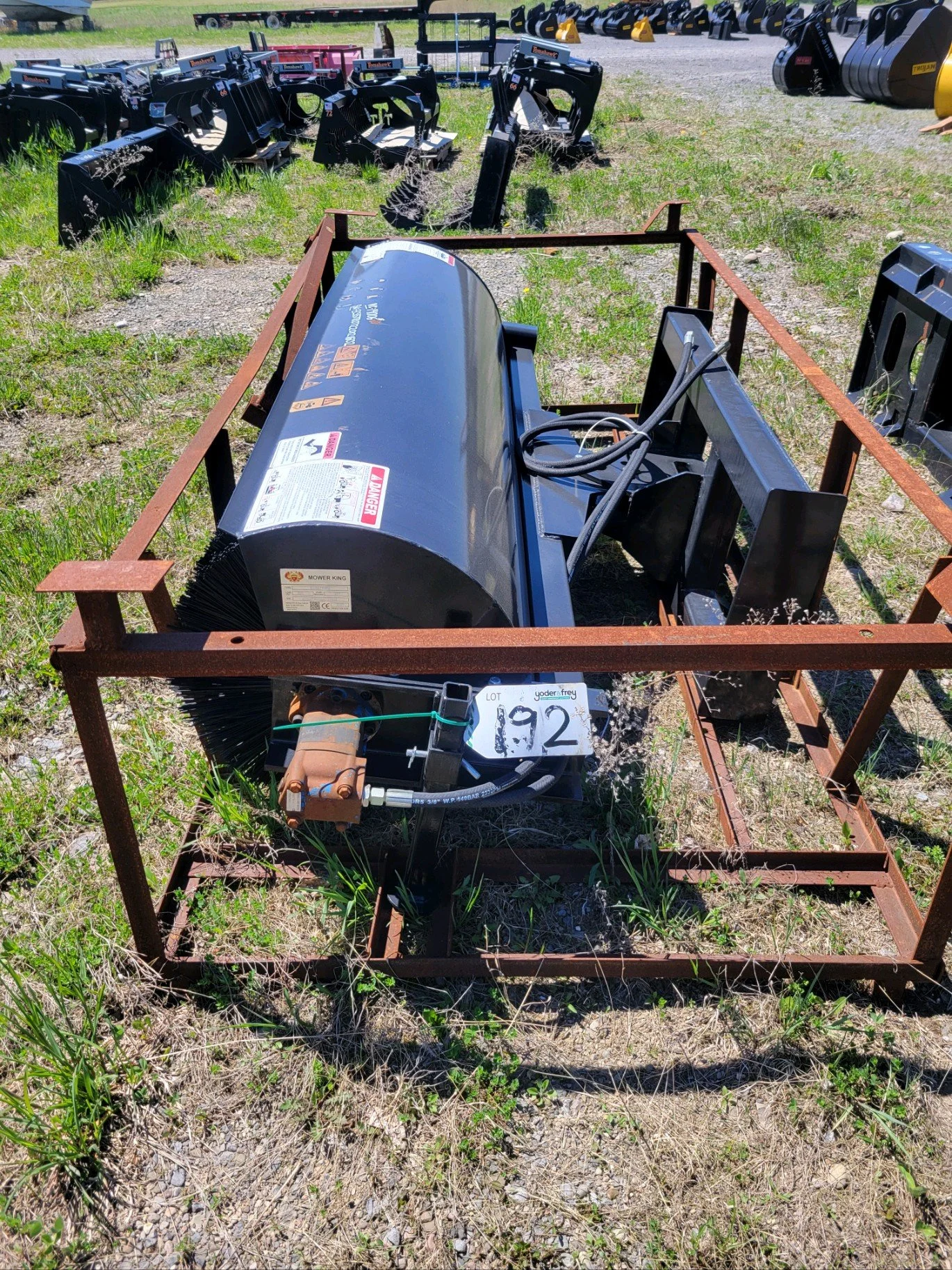 Skid Steer Hydraulic Sweepers — Carroll Equipment - CNY'S Best Place ...