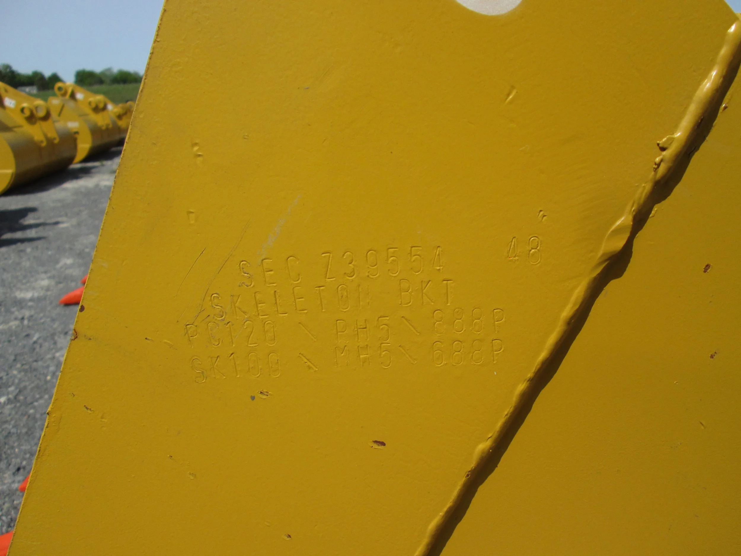 #9554- New 48” SEC Skeleton Tooth Bucket Komatsu PC120, O&K Mobile RH5 ...