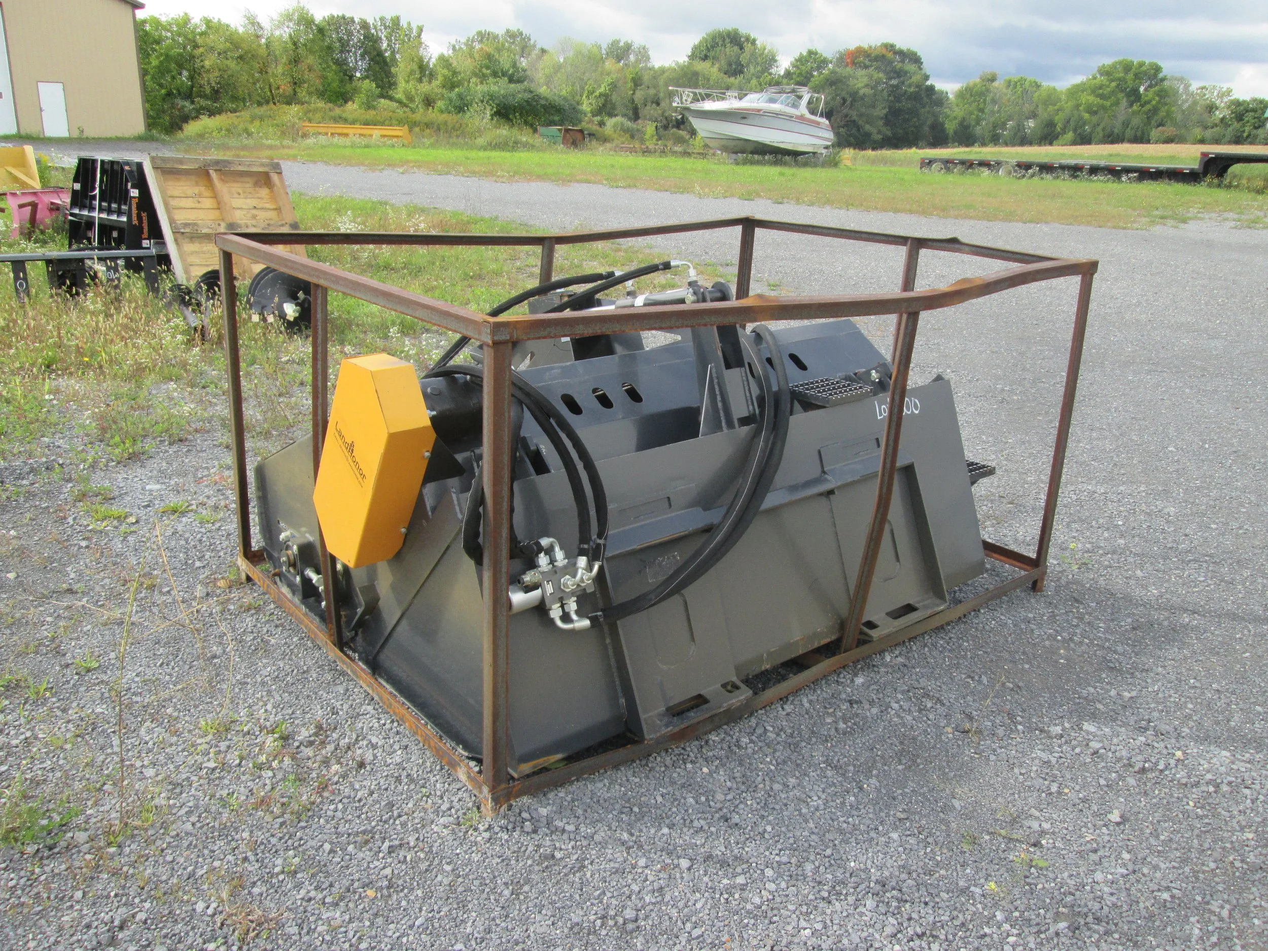 #500 - 68" New Land Honor Rock Hound for Skid Steer / Compact Tractor ...