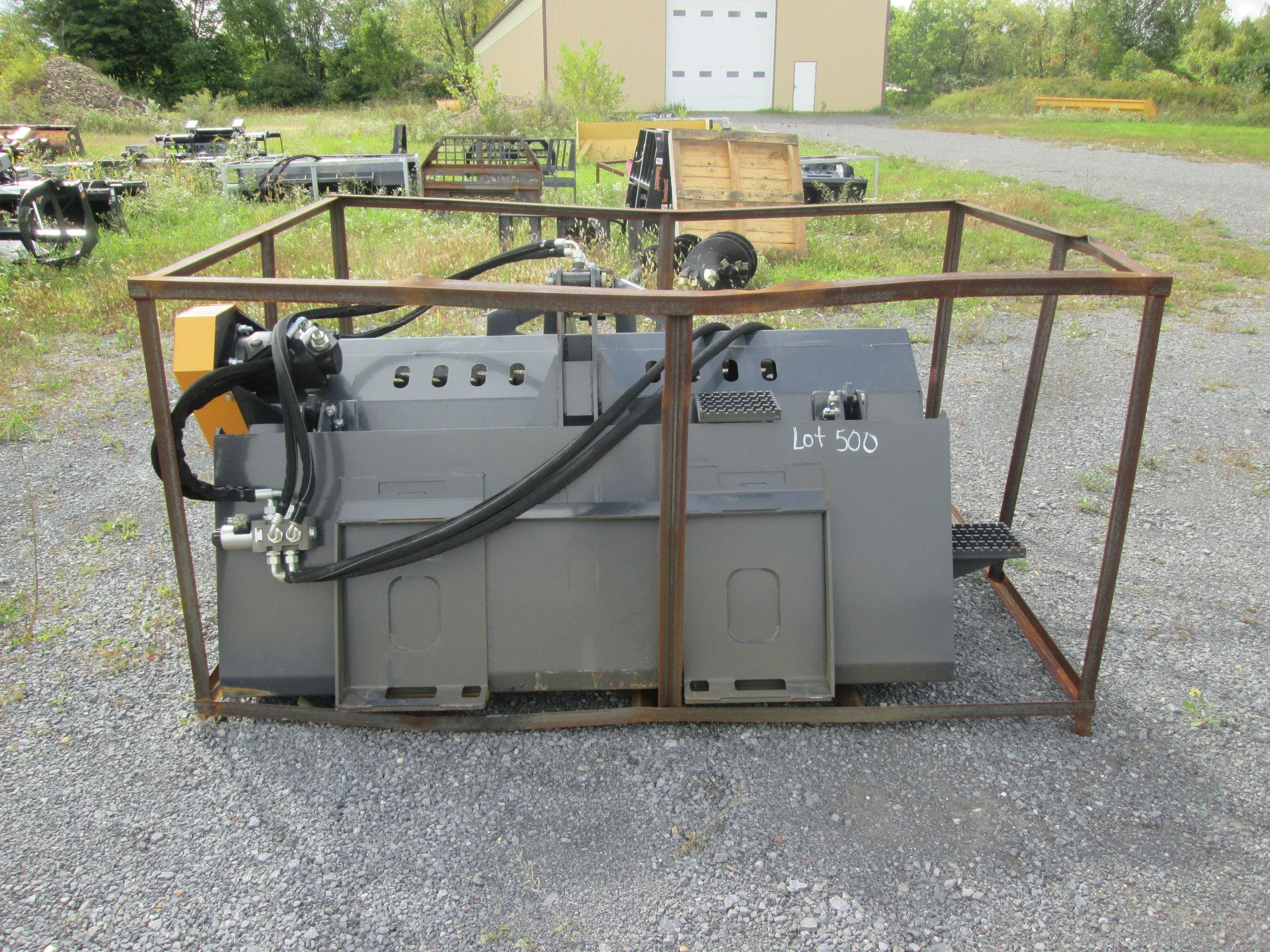 #500 - 68" New Land Honor Rock Hound for Skid Steer / Compact Tractor ...