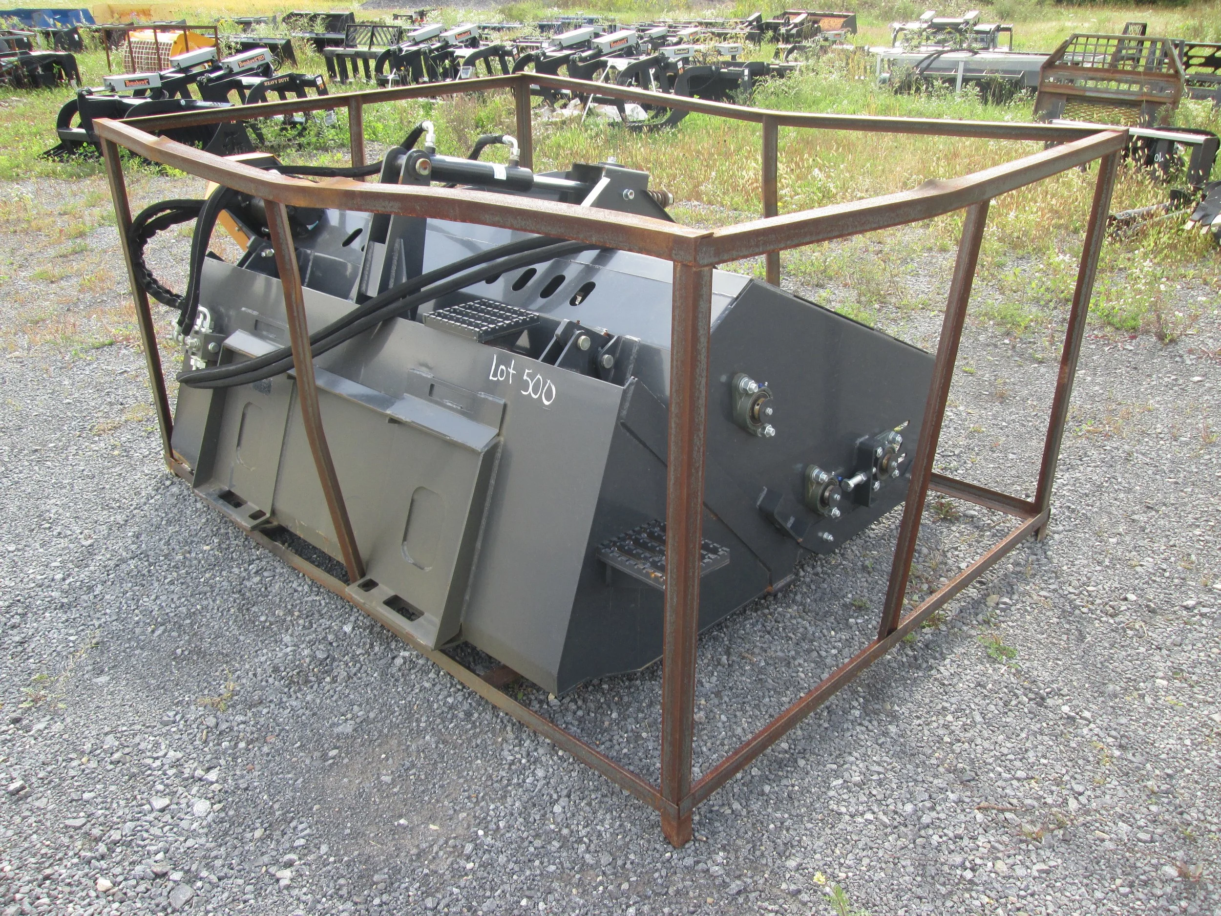 #500 - 68" New Land Honor Rock Hound for Skid Steer / Compact Tractor ...