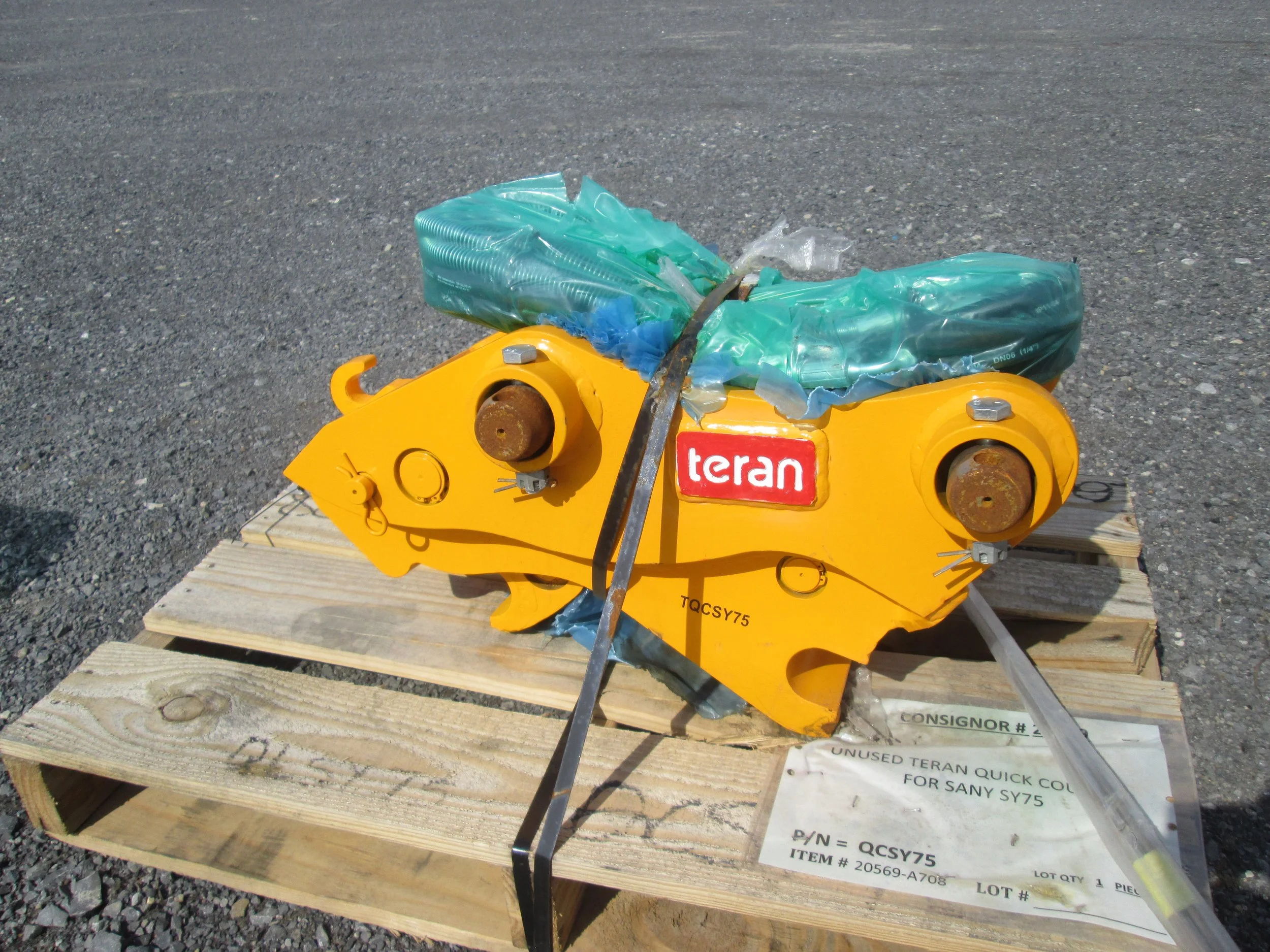 #1415- NEW TERAN HYDRAULIC QUICK COUPLER CAT SANY SY75 -REGULAR PRICE ...