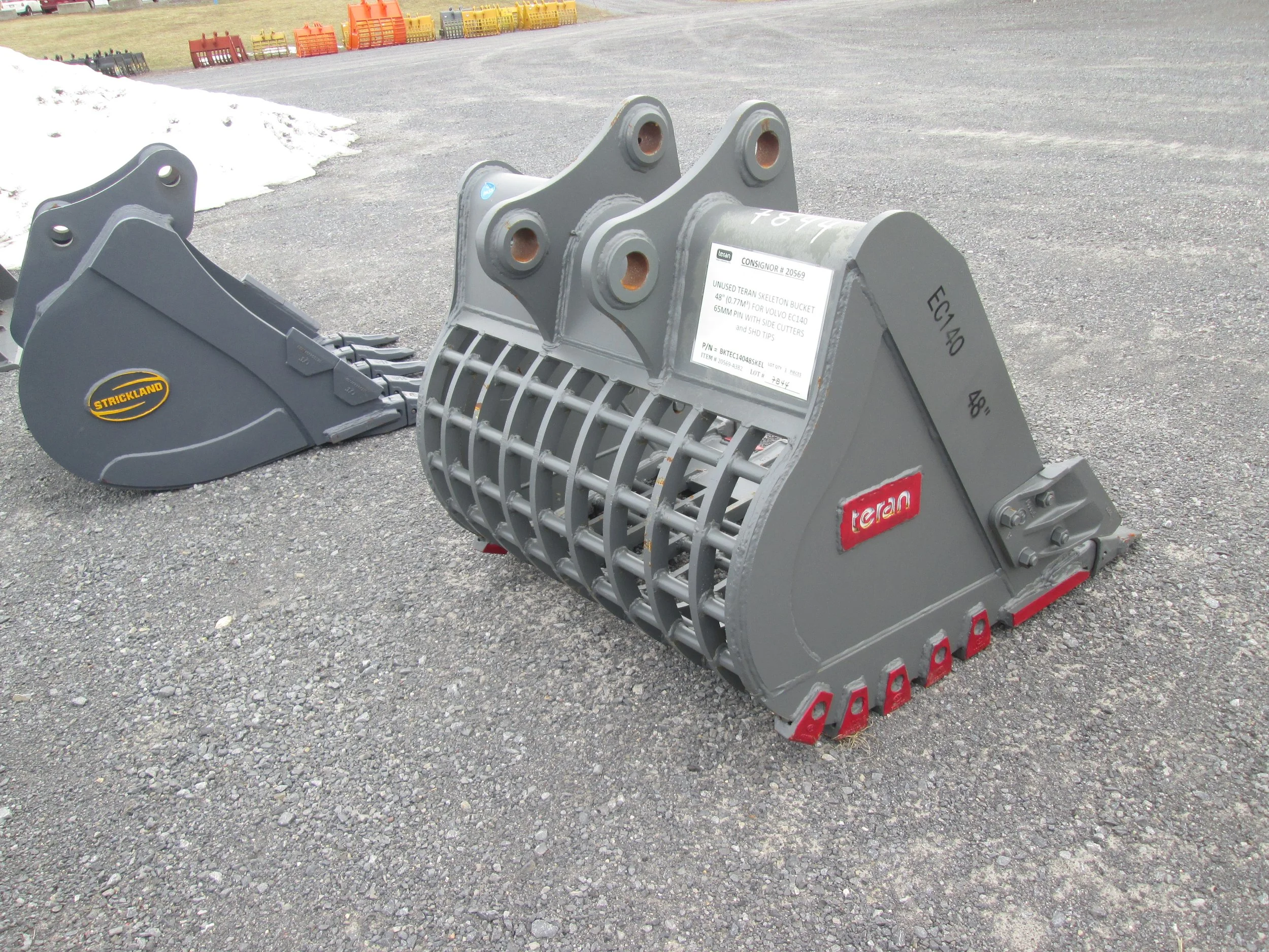 #4993- New 48" TERAN SKELETON HD TOOTH BUCKET VOLVO EC140 - REGULAR ...