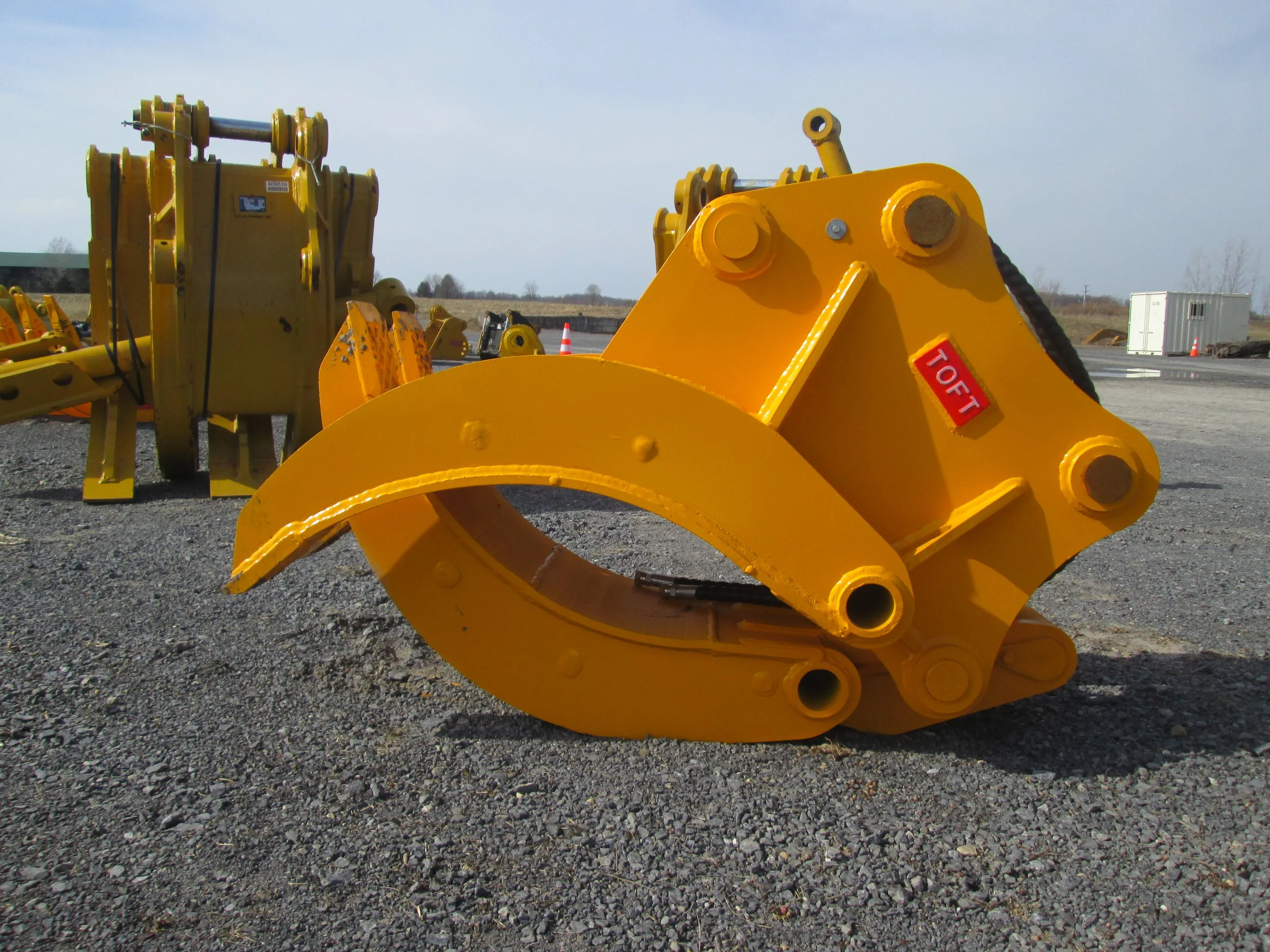 #0786 NEW TOFT HYDRAULIC GRAPPLE VOLVO EC140, Hitachi / John Deere 120 ...