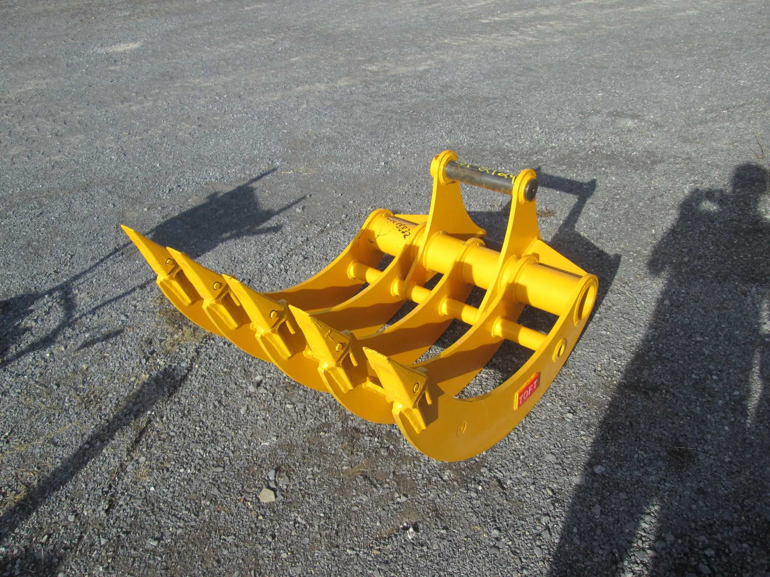 #1207 - 36" NEW TOFT ROOT RAKE CAT 315 - REGULAR PRICE $5,248.95 CASH ...