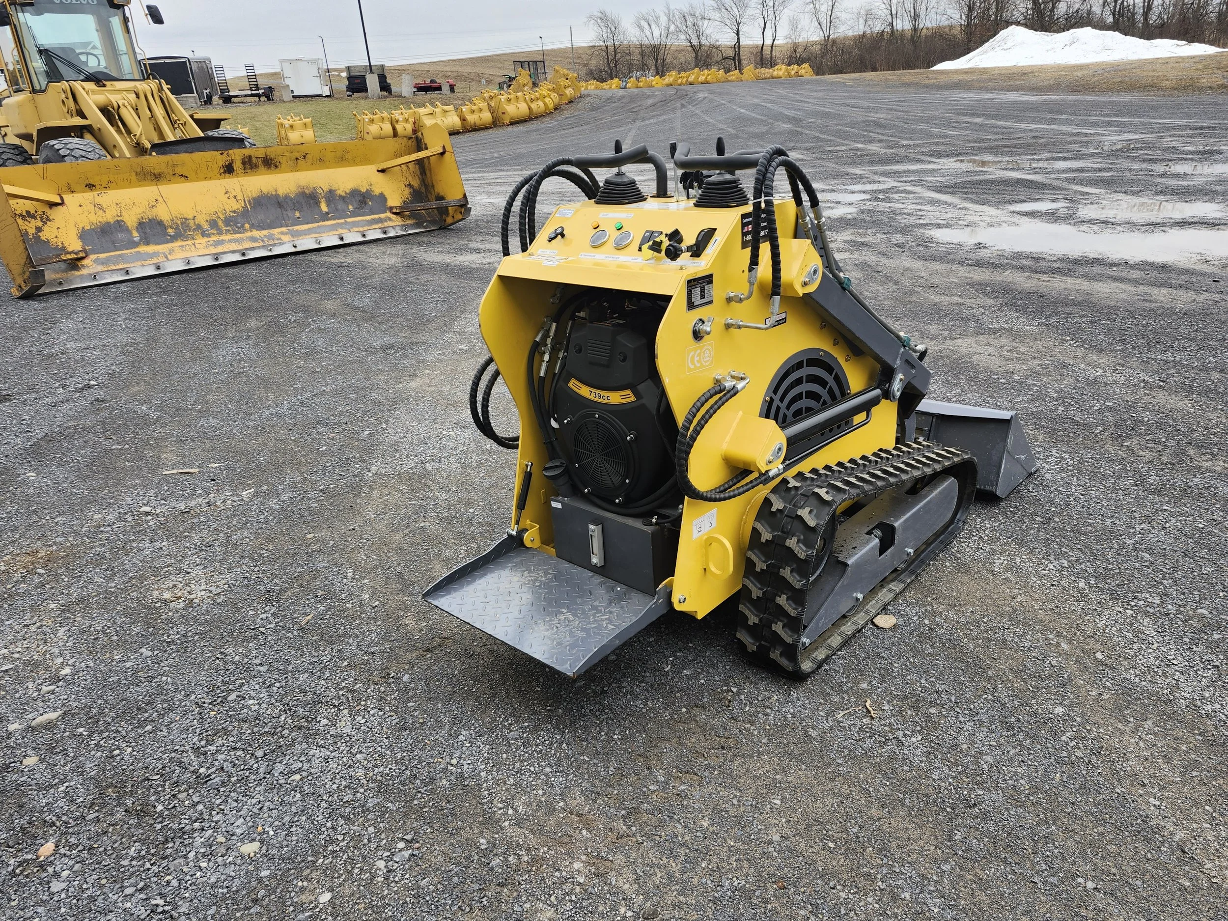 #0292 New Land Honor LHR-T460K1 23HP Stand On Skid Steer — Carroll ...