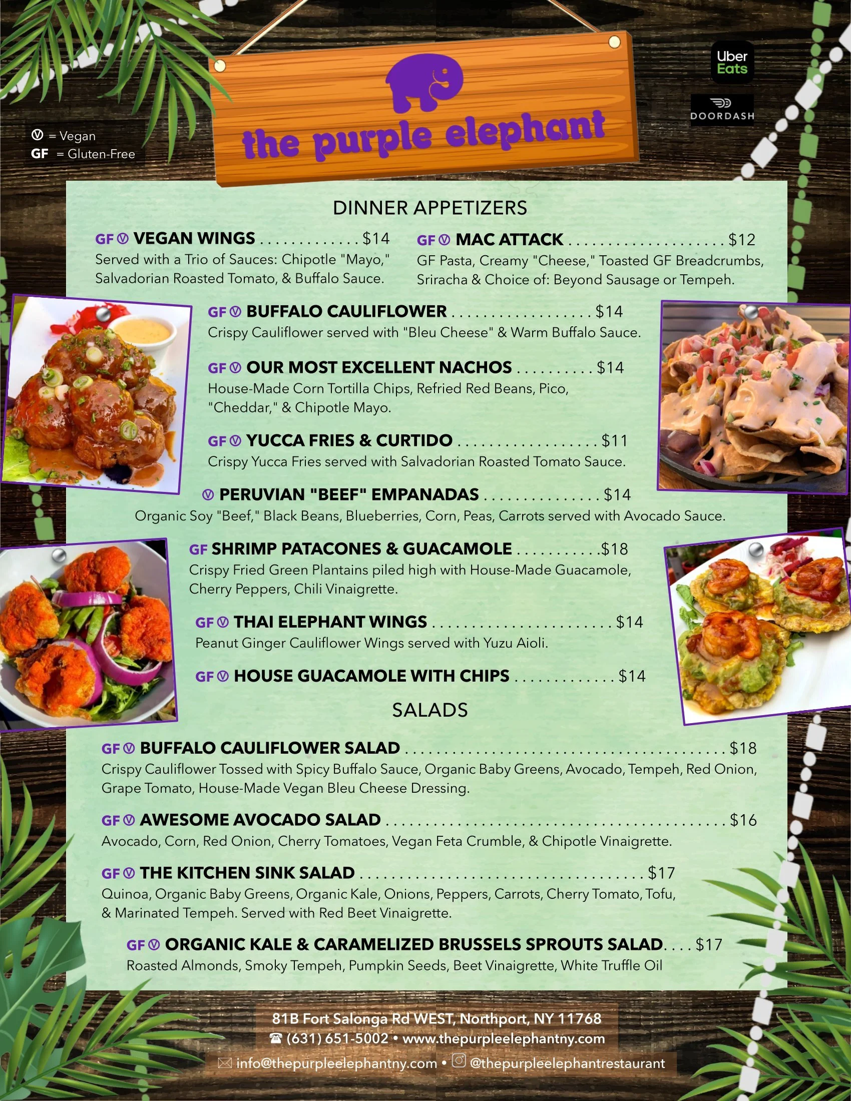 Dinner — The Purple Elephant