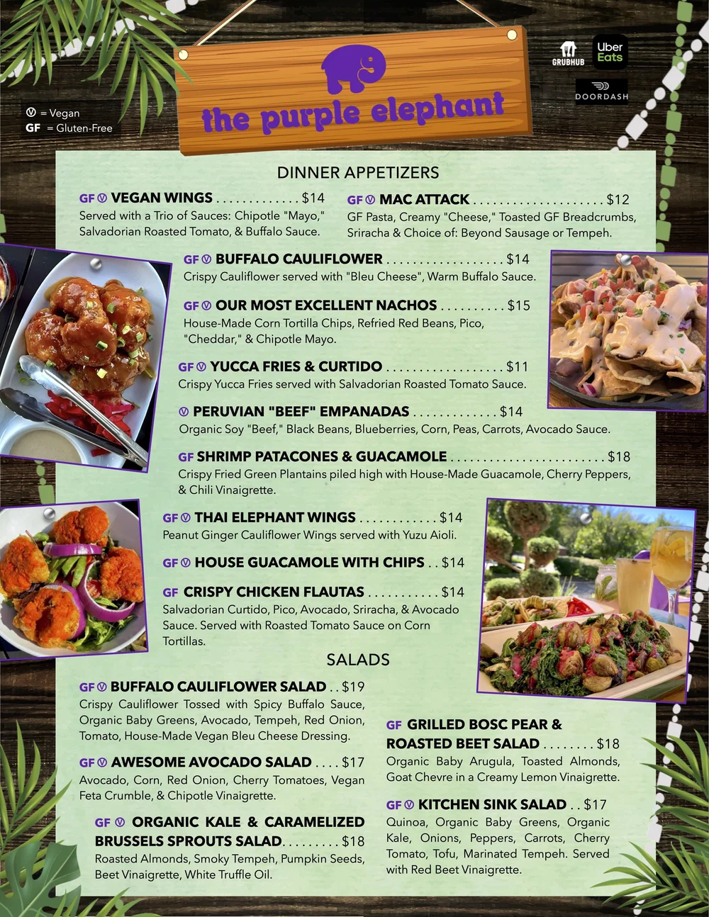 Dinner — The Purple Elephant