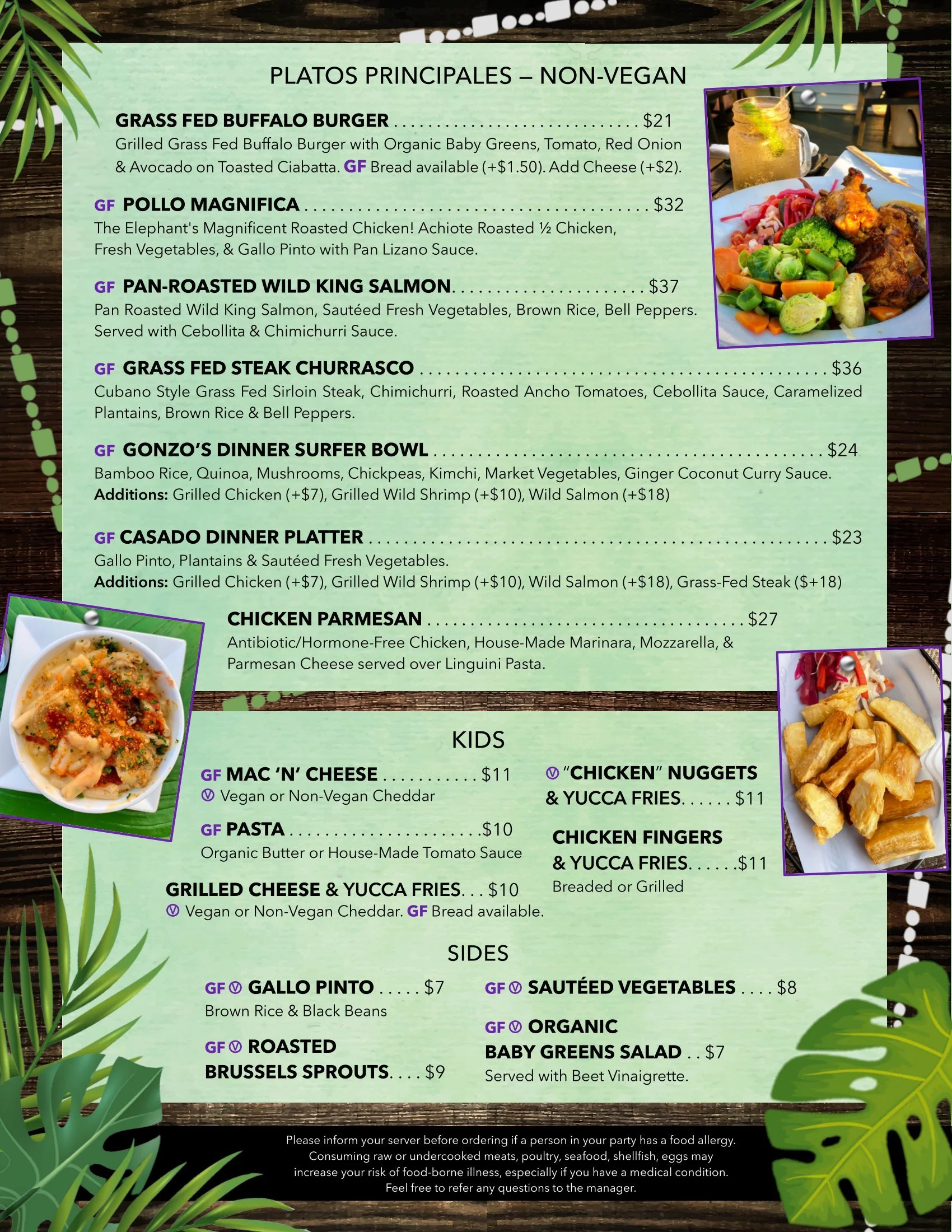 Dinner — The Purple Elephant