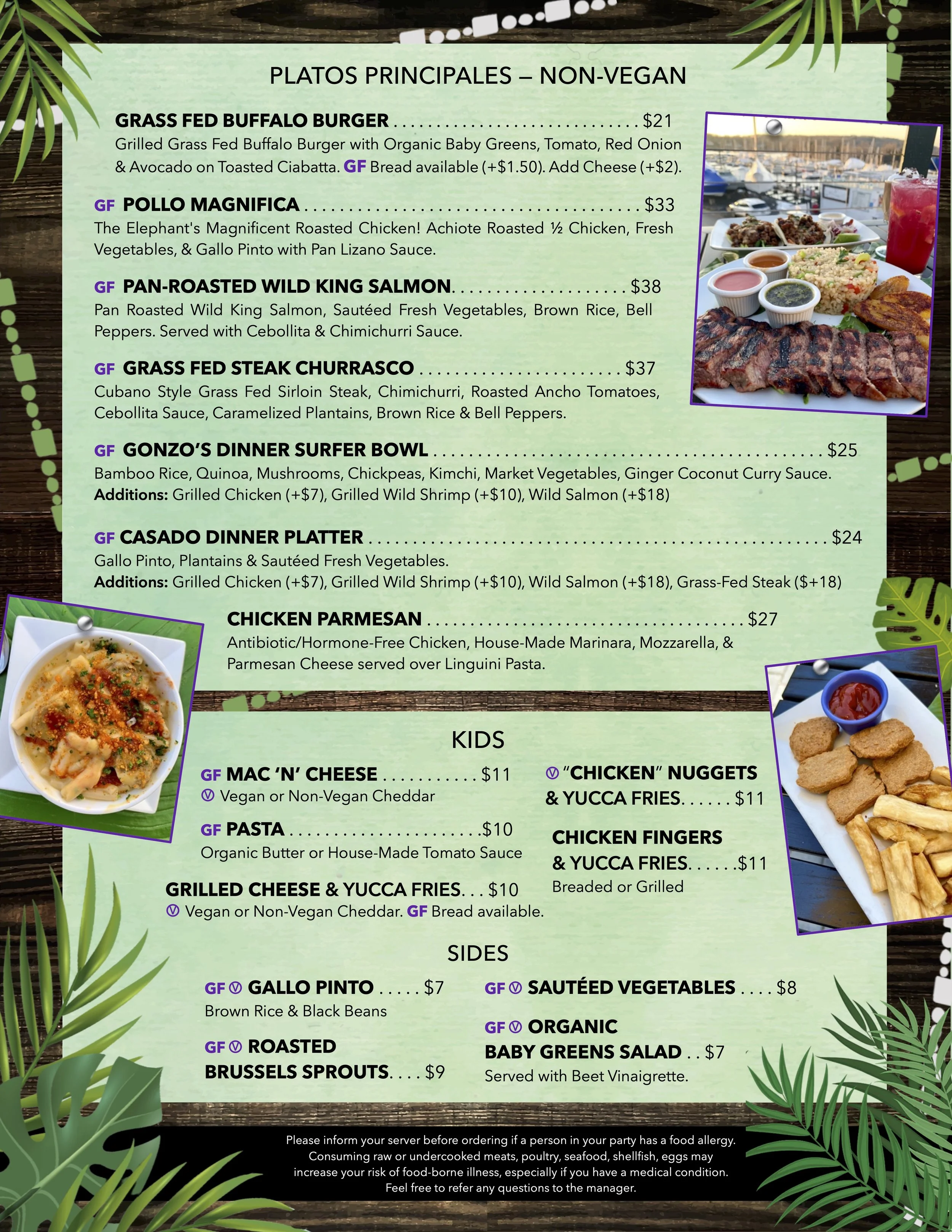 Dinner — The Purple Elephant