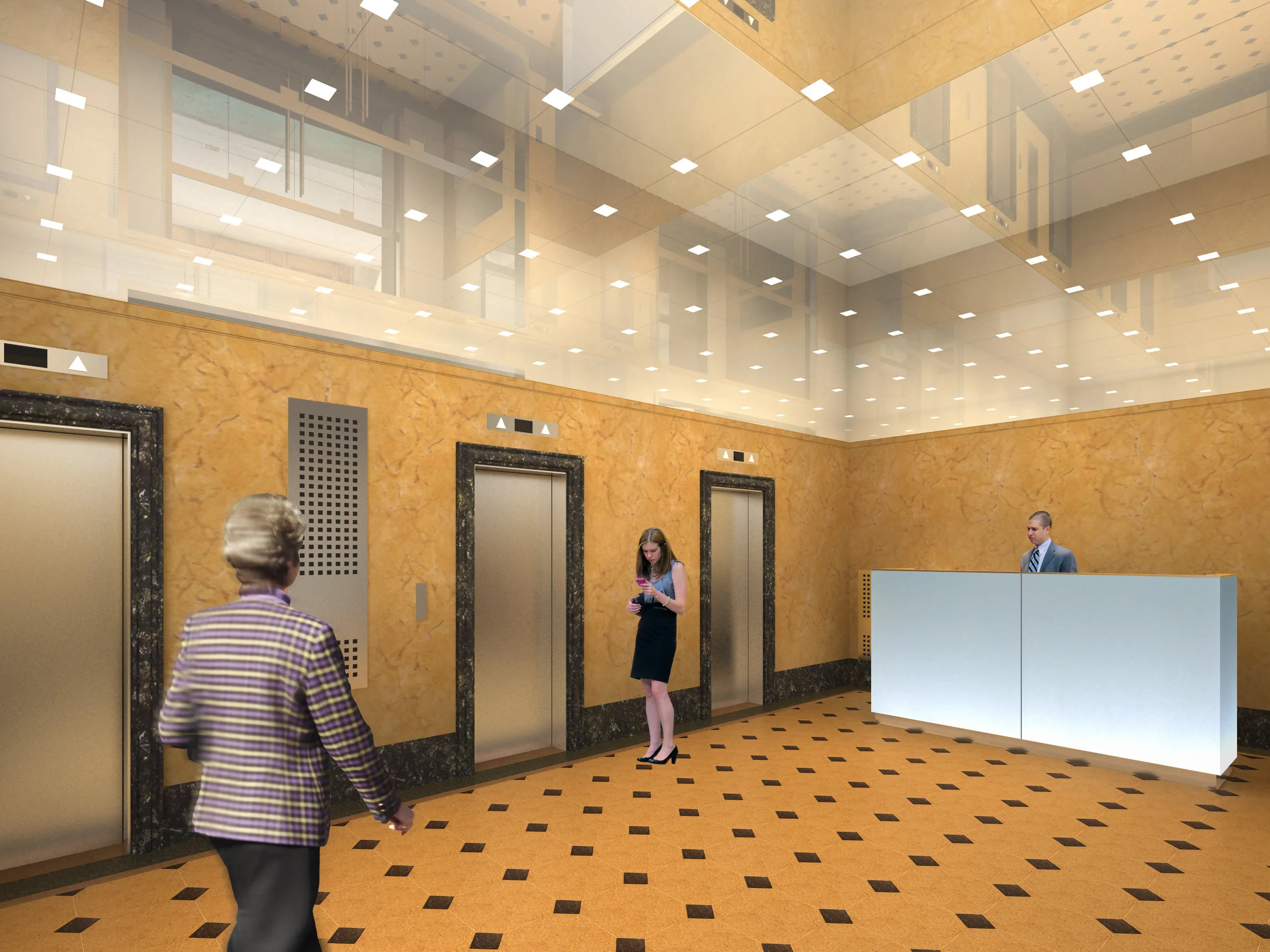 CBRE Lobby Concepts, New York, NY — AVERY MIYASATO HANDY