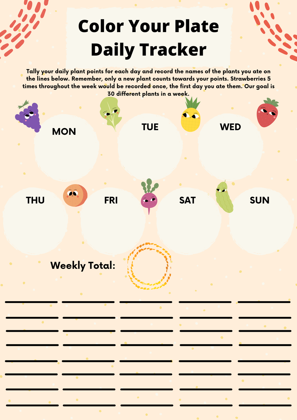 Color Your Plate Challenge — Deliciously Simple