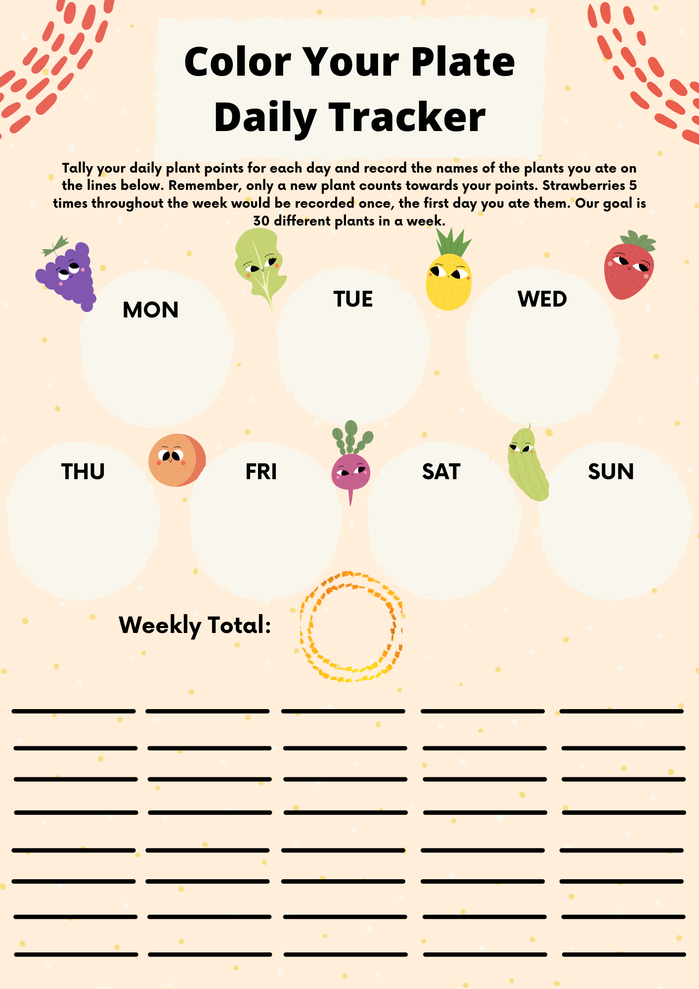 Color Your Plate Challenge — Deliciously Simple