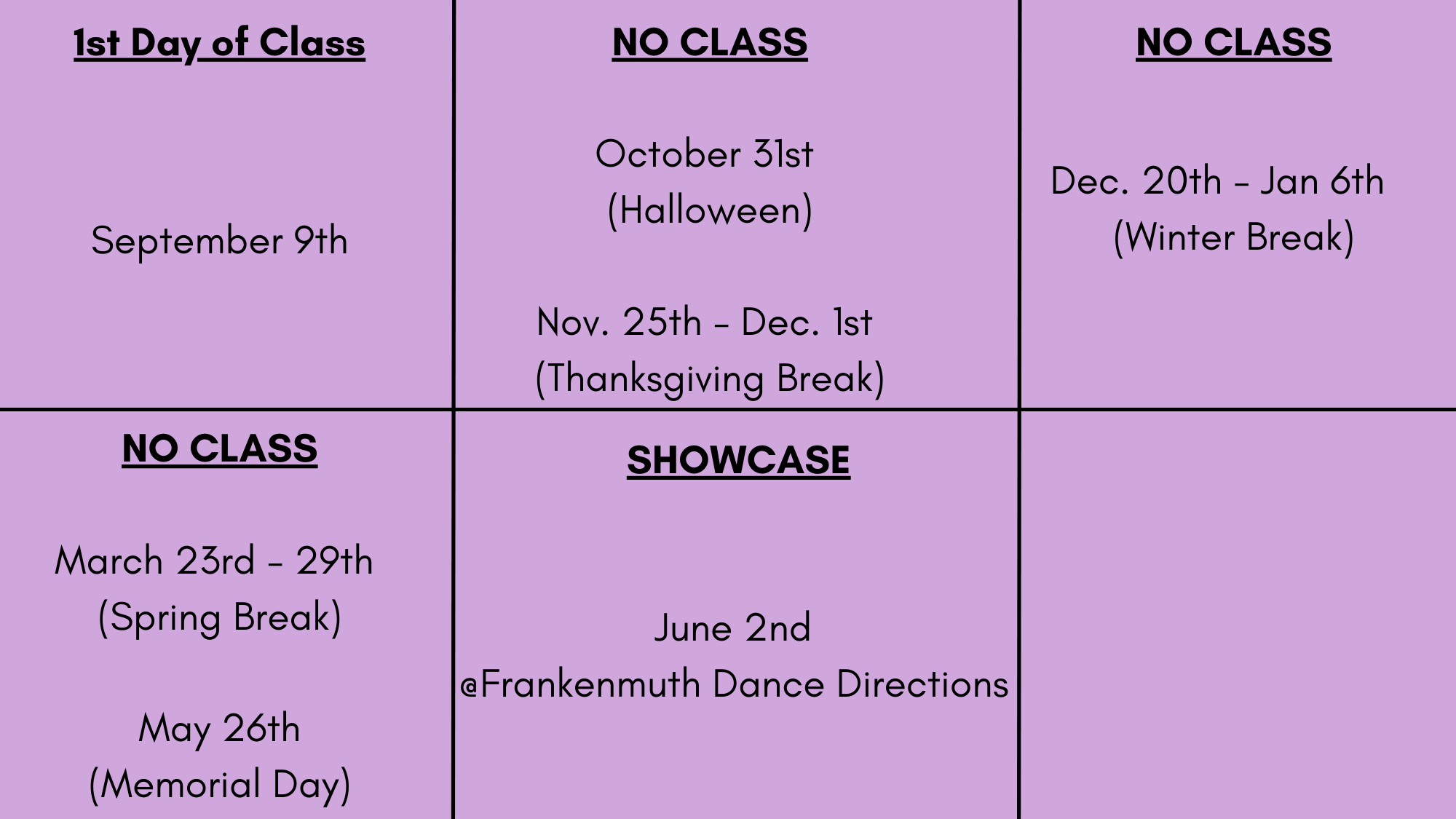 Dance Directions