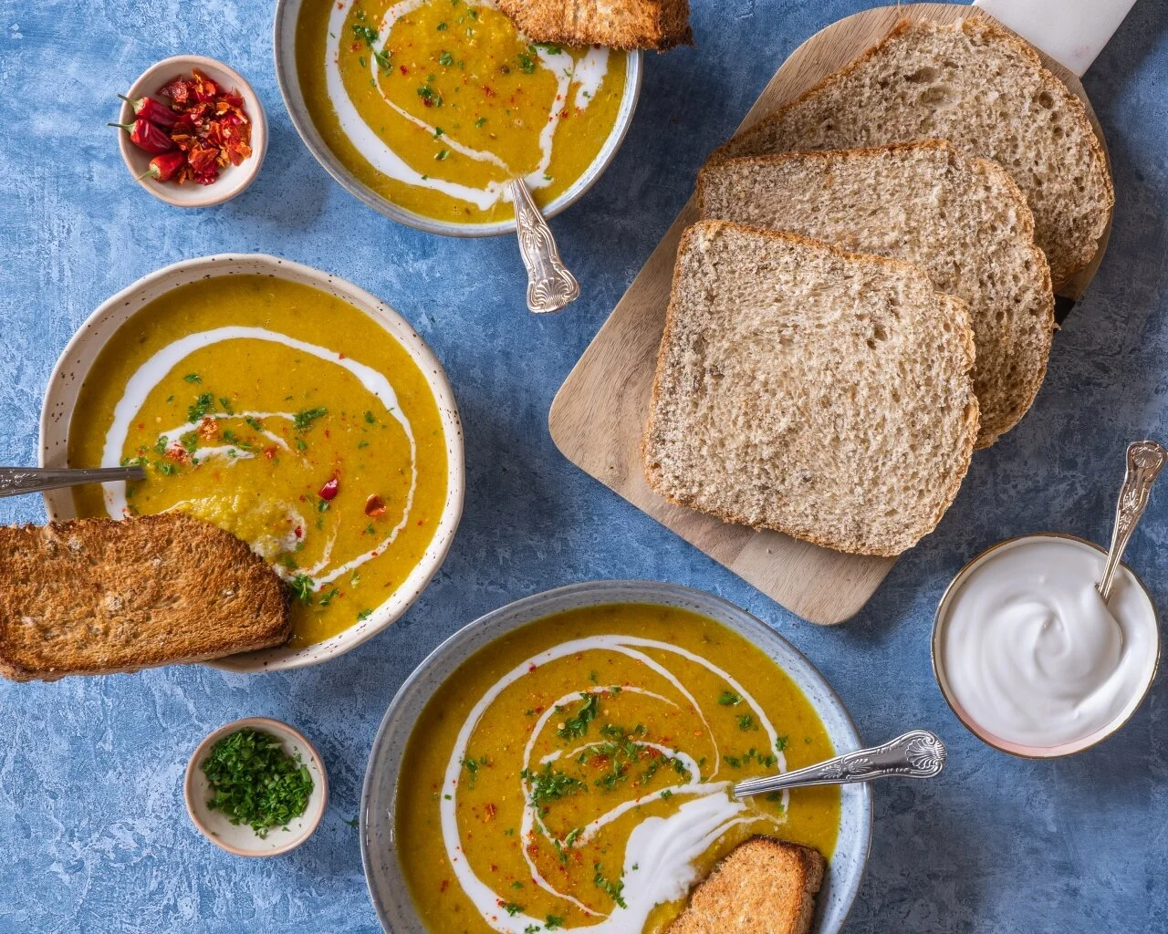 🌶️ Red Lentil, Apricot & Chilli Soup — A Vegan Visit