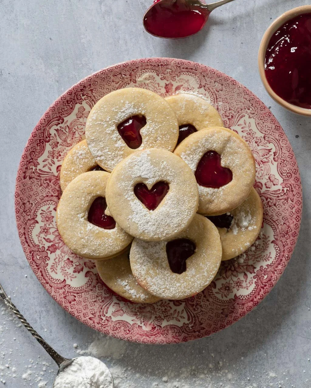 Valentine's Jammie Biscuits — A Vegan Visit