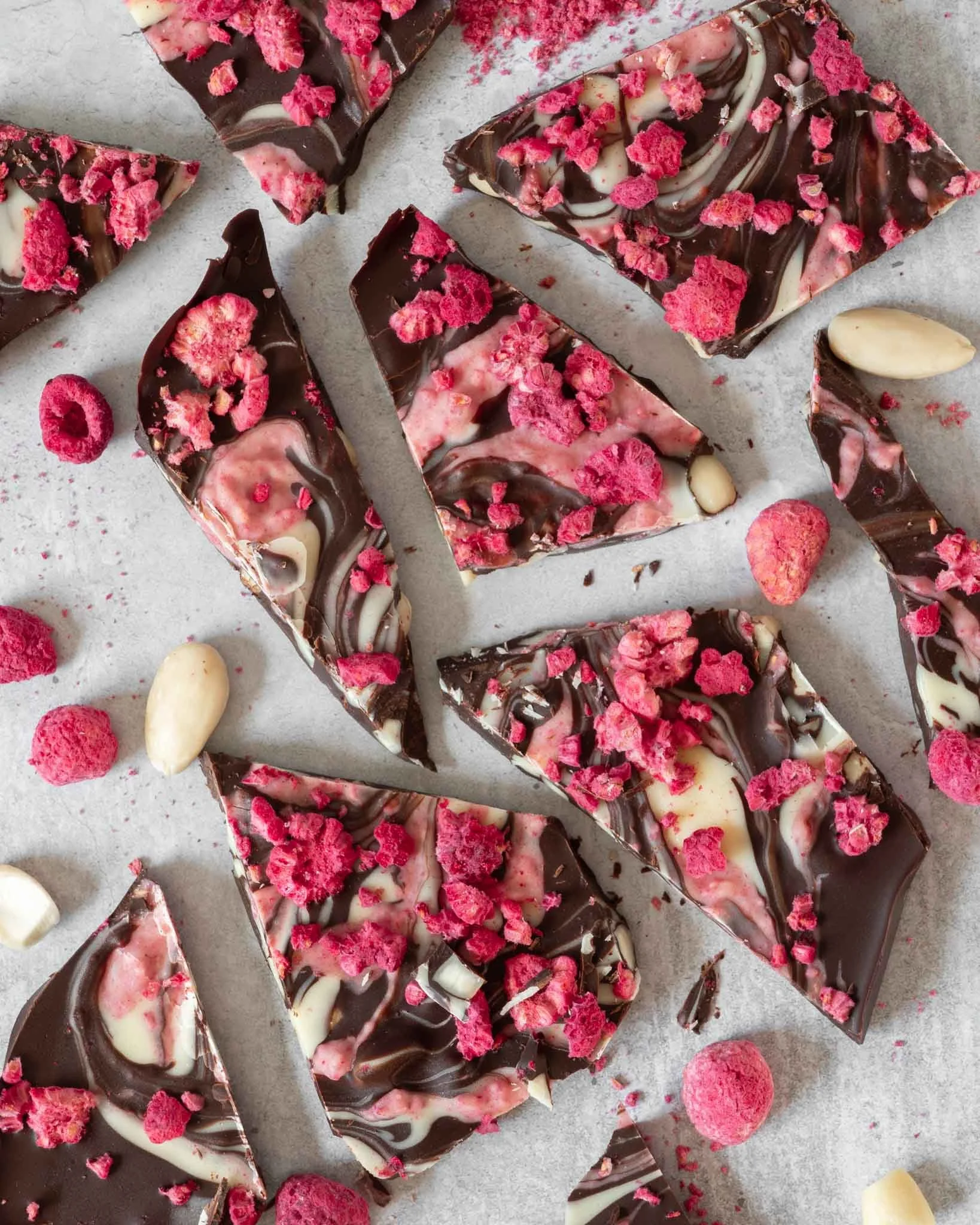 Raspberry Triple Chocolate Bark — A Vegan Visit