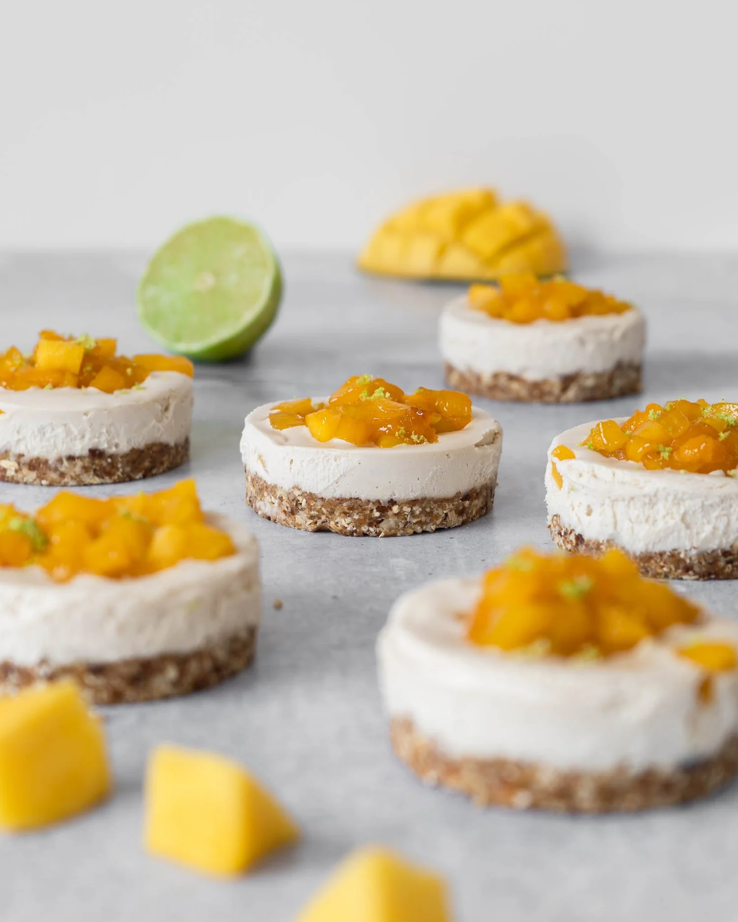 Sticky Mango Cheesecakes (Vegan & No Bake) — A Vegan Visit