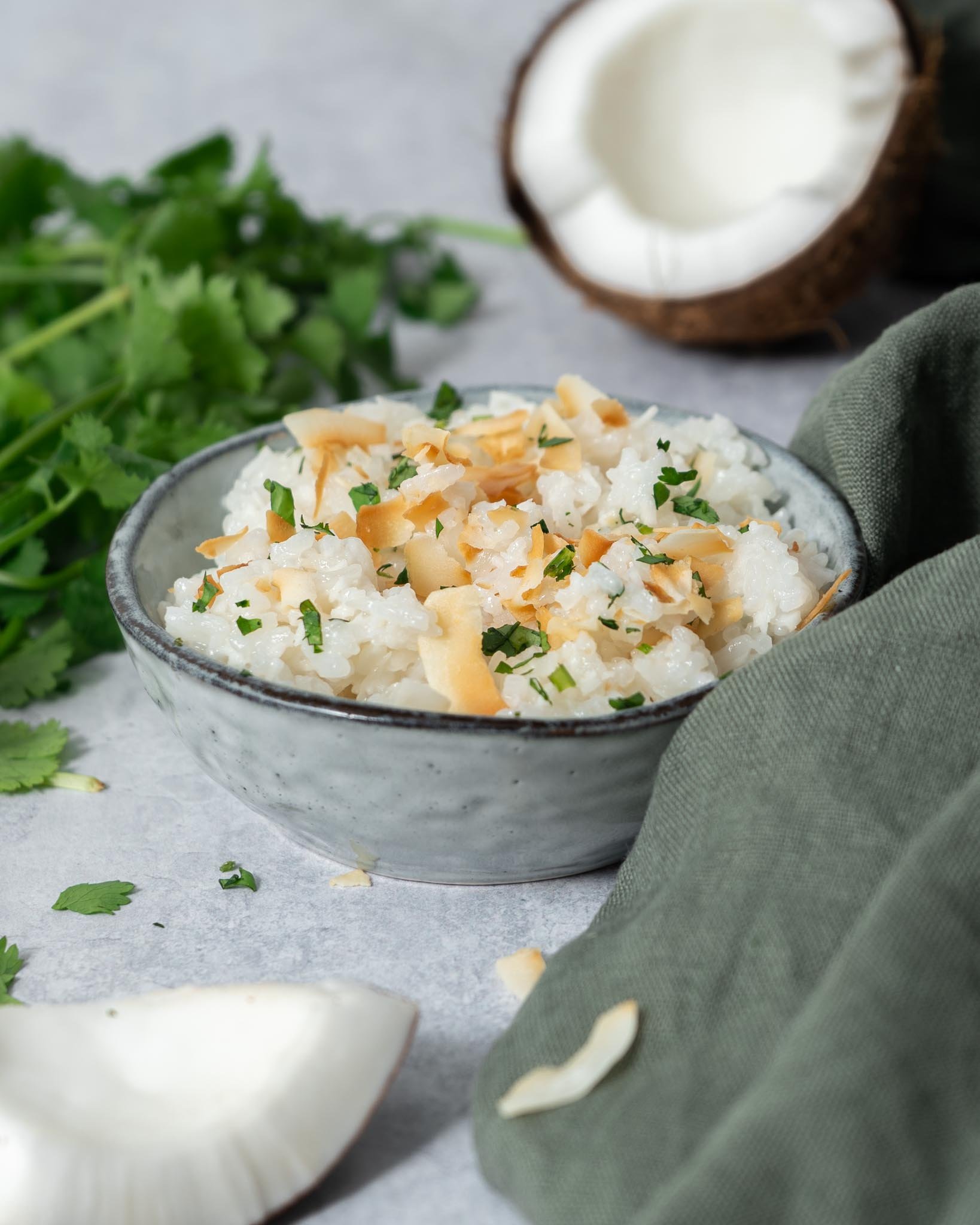 Easy Coconut Jasmine Rice — A Vegan Visit