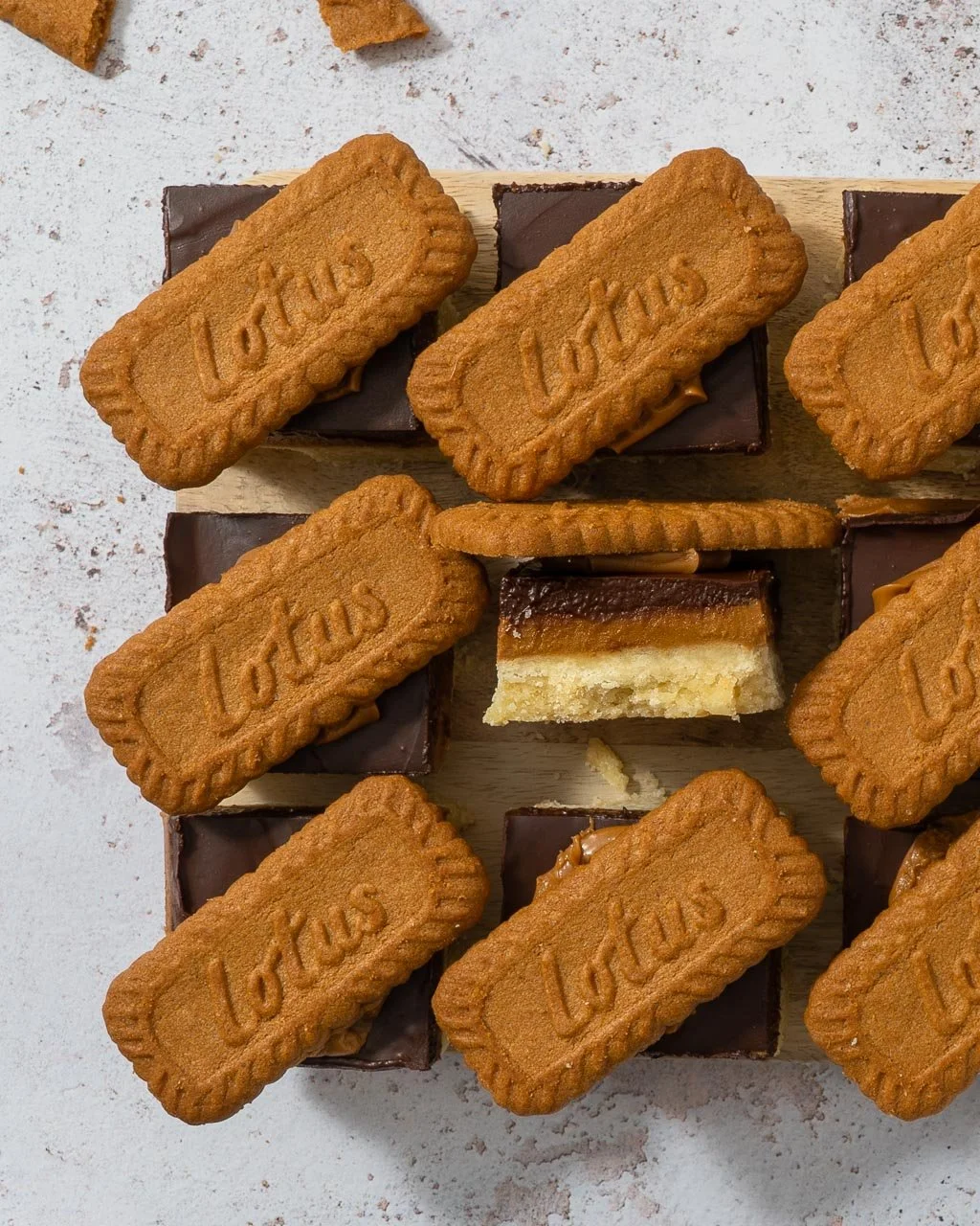 🍫 Biscoff Billionaire's Shortbread — A Vegan Visit