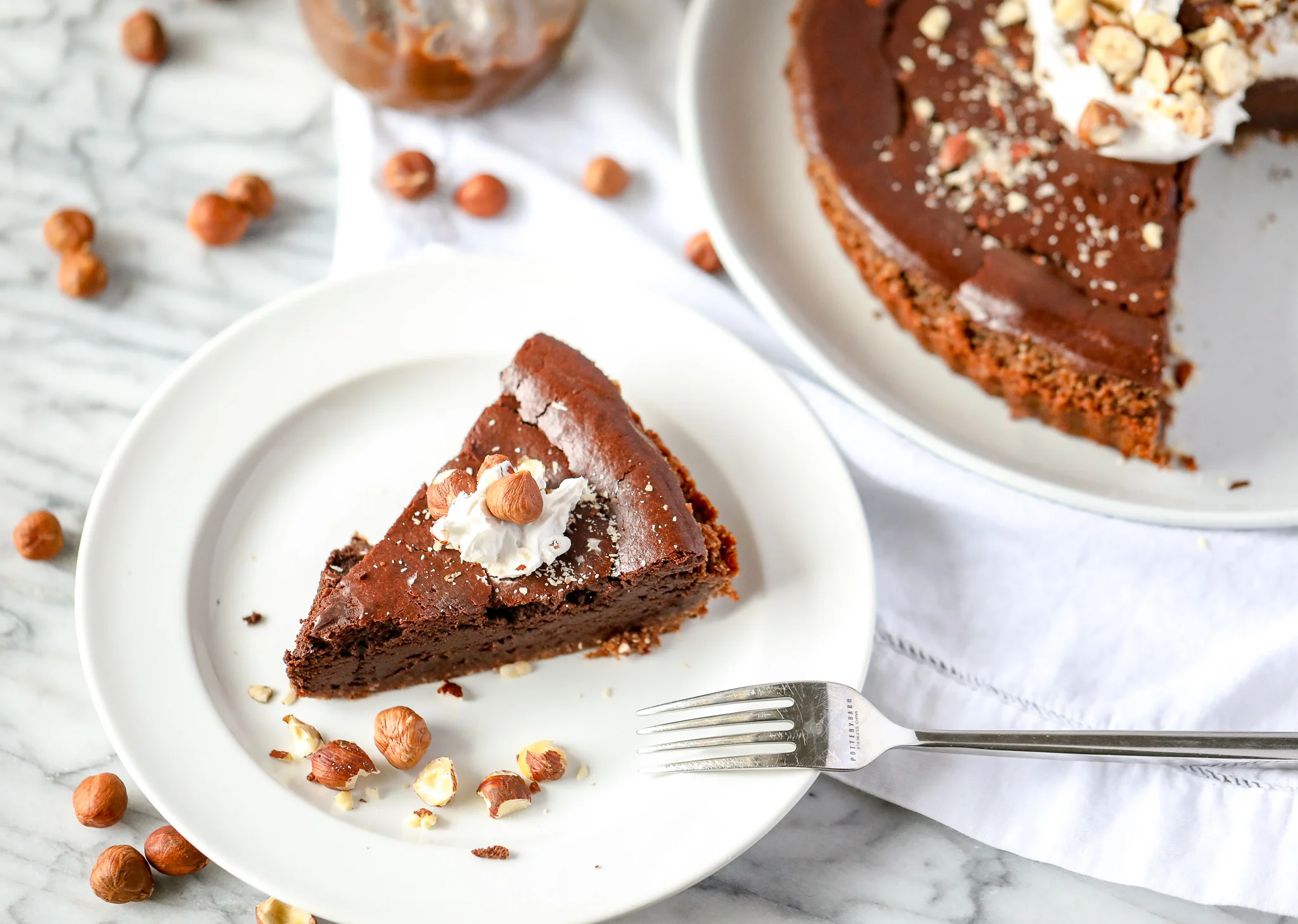 Chocolate-Hazelnut Tart — Healthified