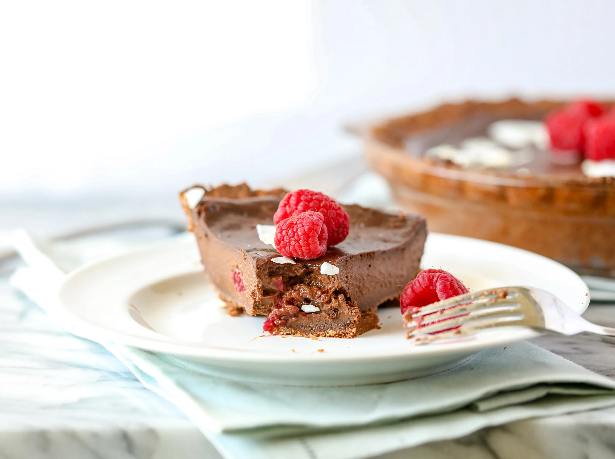 Chocolate-Raspberry Pie — Sara McGlothlin