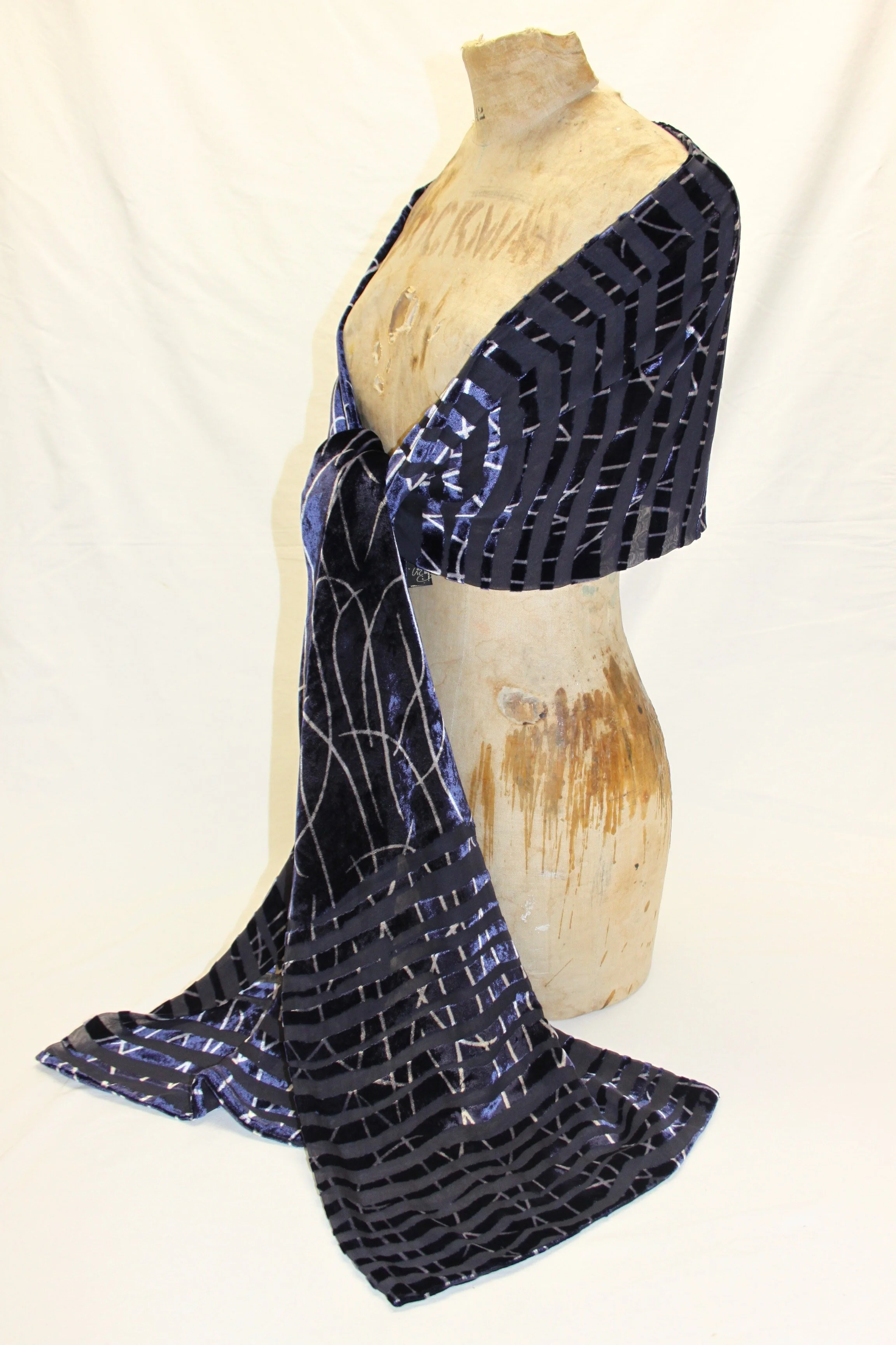 BLUEBELL MIDNIGHT BLUE OPERA WRAP — Liz Lippiatt