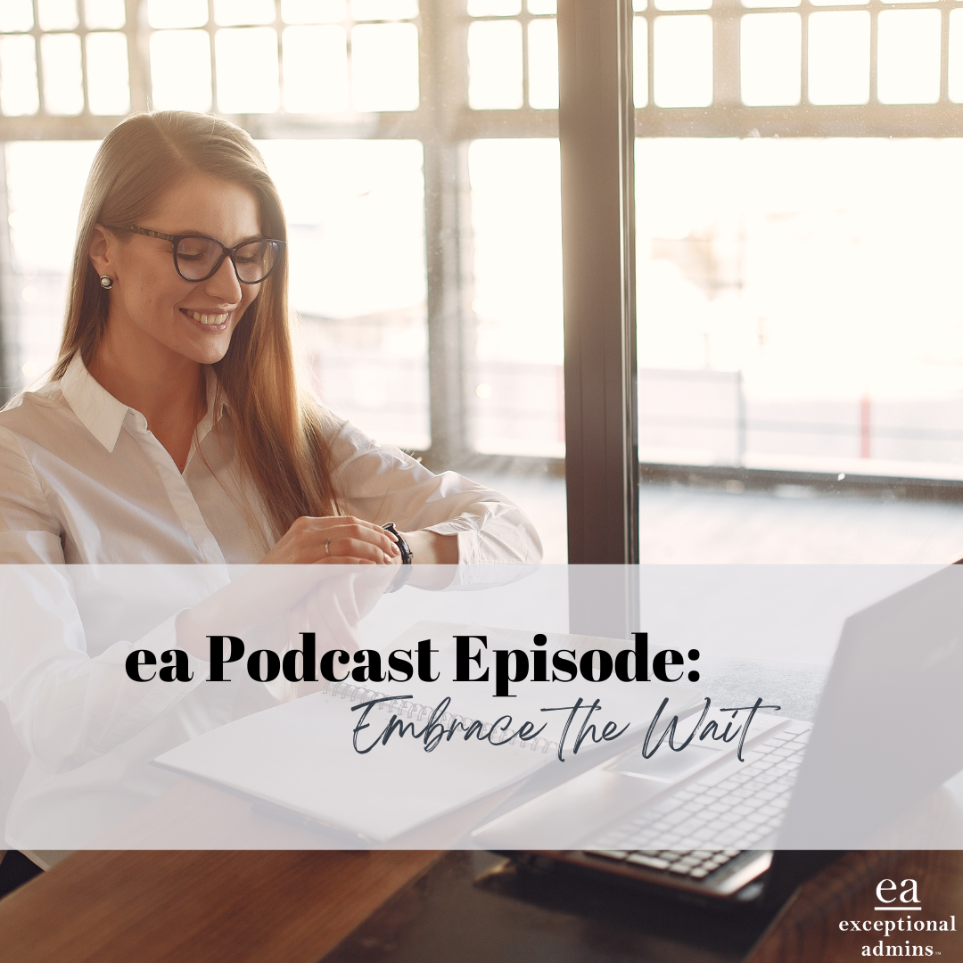 Embrace the Wait - E: 073 — Exceptional Admins