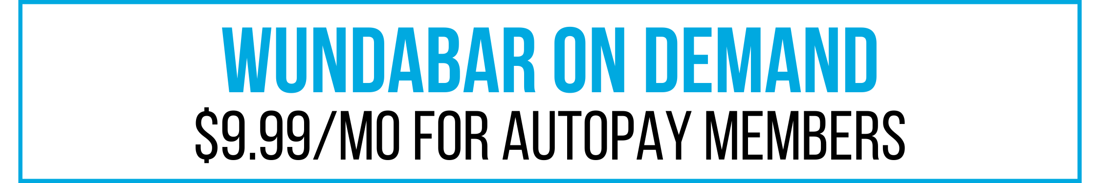 Upper East Side Pricing — WundaBar