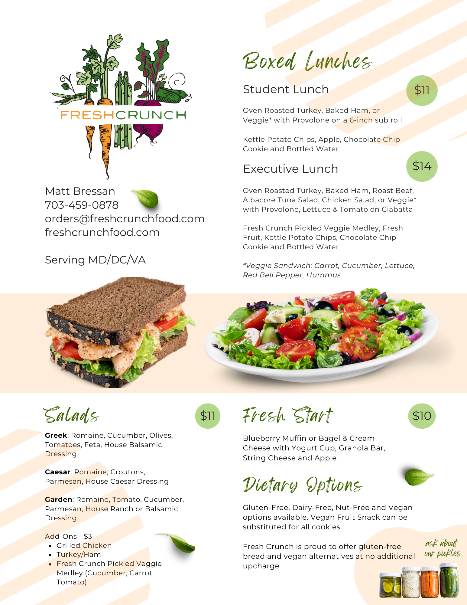 Fresh Crunch Food | Boxed Lunch Menu for Tour Groups and Student Travel ...