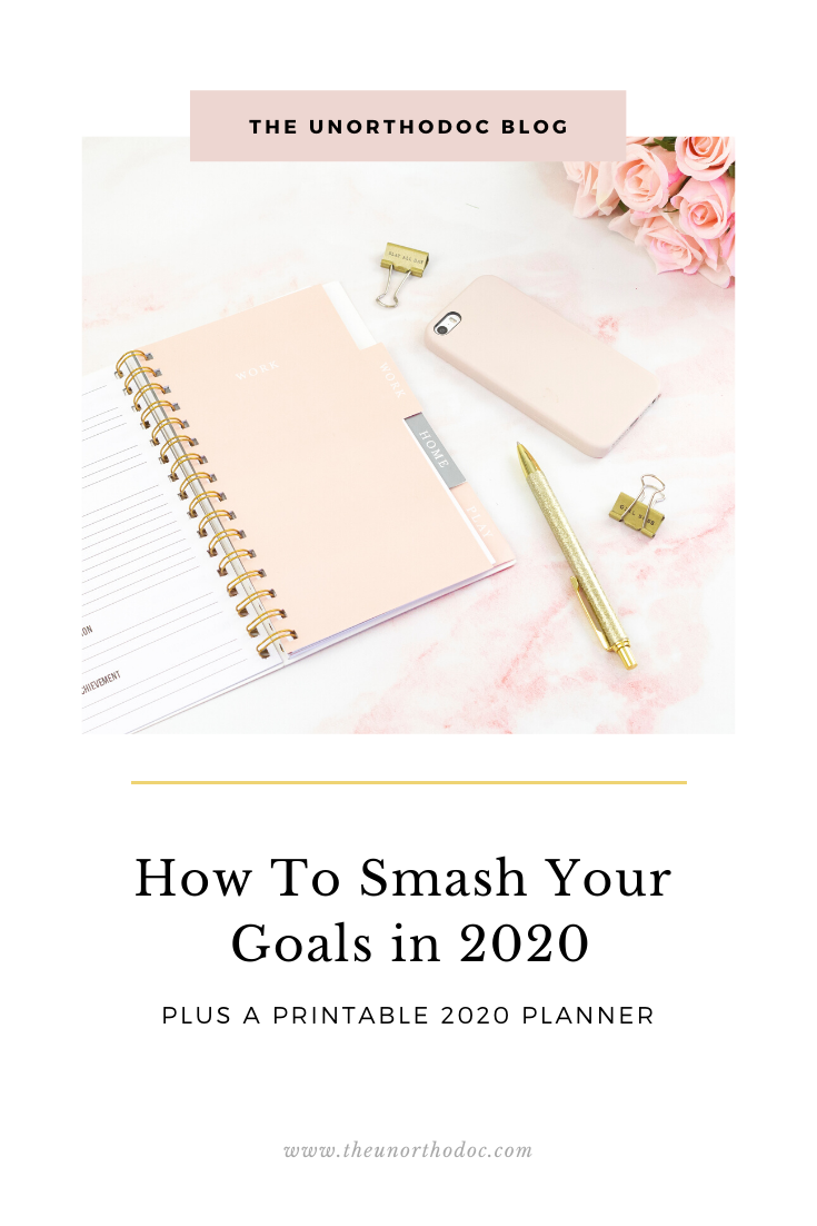 How To Smash Your Goals in 2020 — The UnOrthoDoc