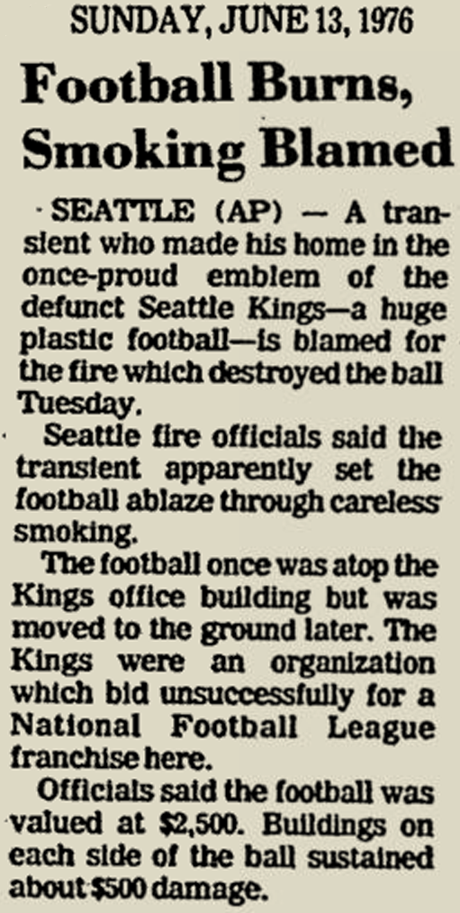 The NFL Seattle Kings—a Team Without a Throne — Todd Radom Design